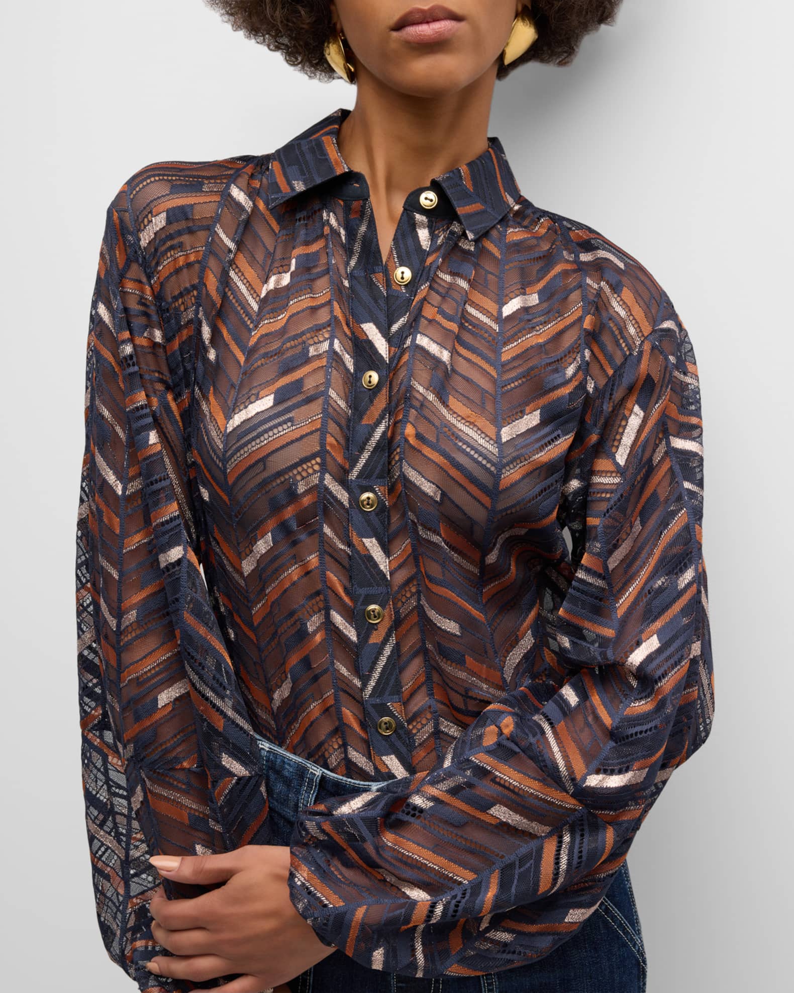 Ramy Brook Roberta Blouse | Neiman Marcus