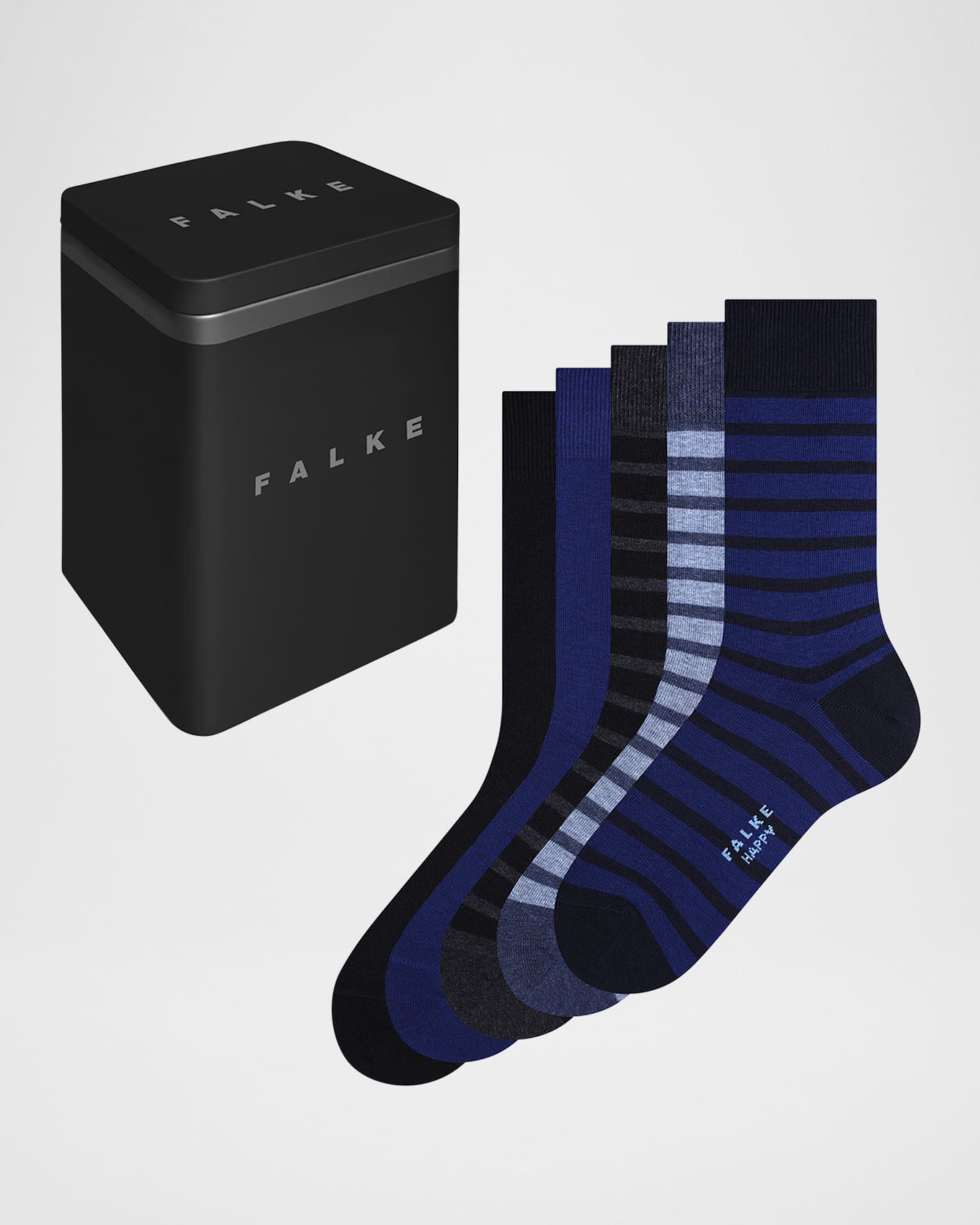 Falke Men's Happy Box 5-Pack Crew Sock Bundle | Neiman Marcus