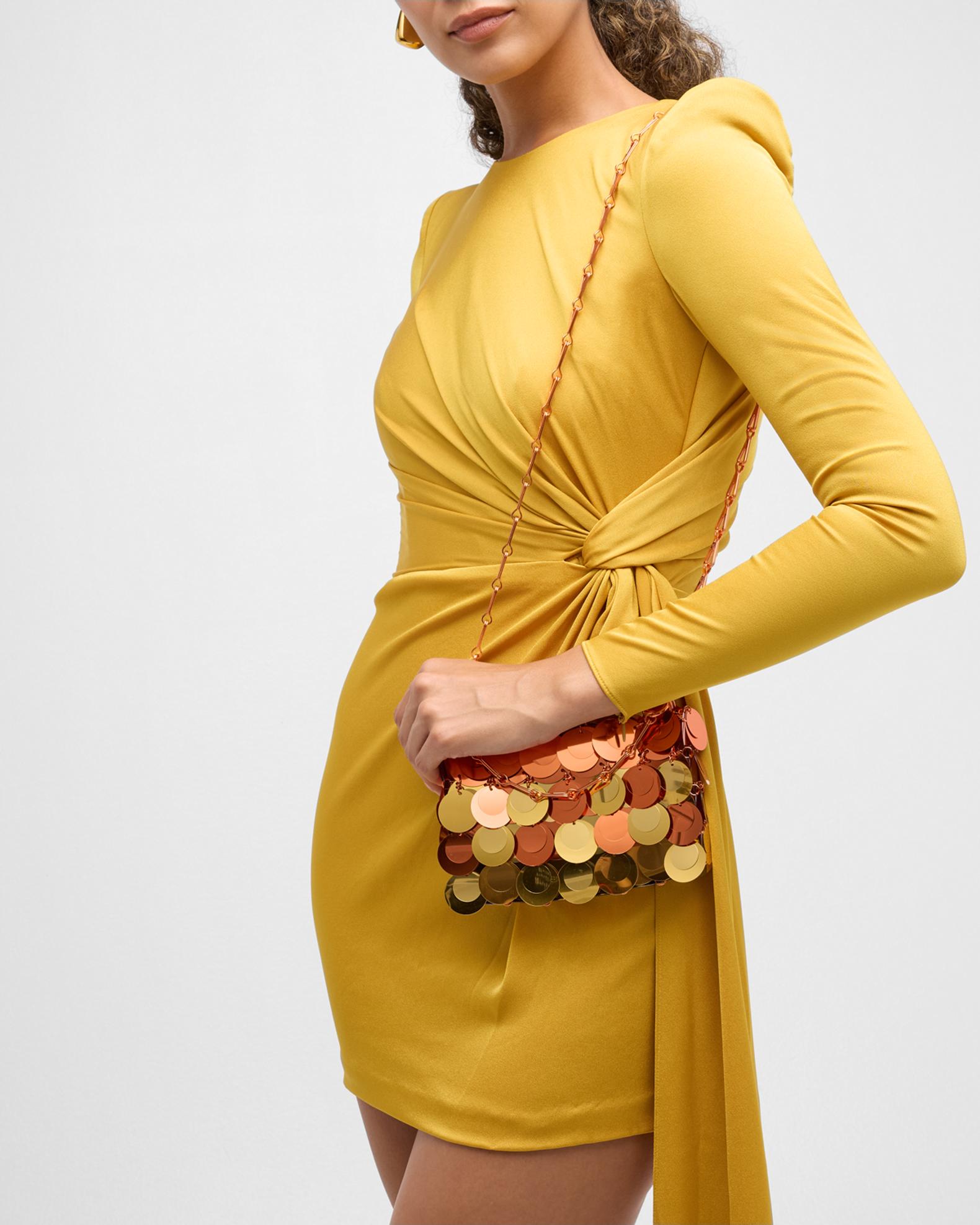 Rabanne Sac a Main Sequined Shoulder Bag | Neiman Marcus