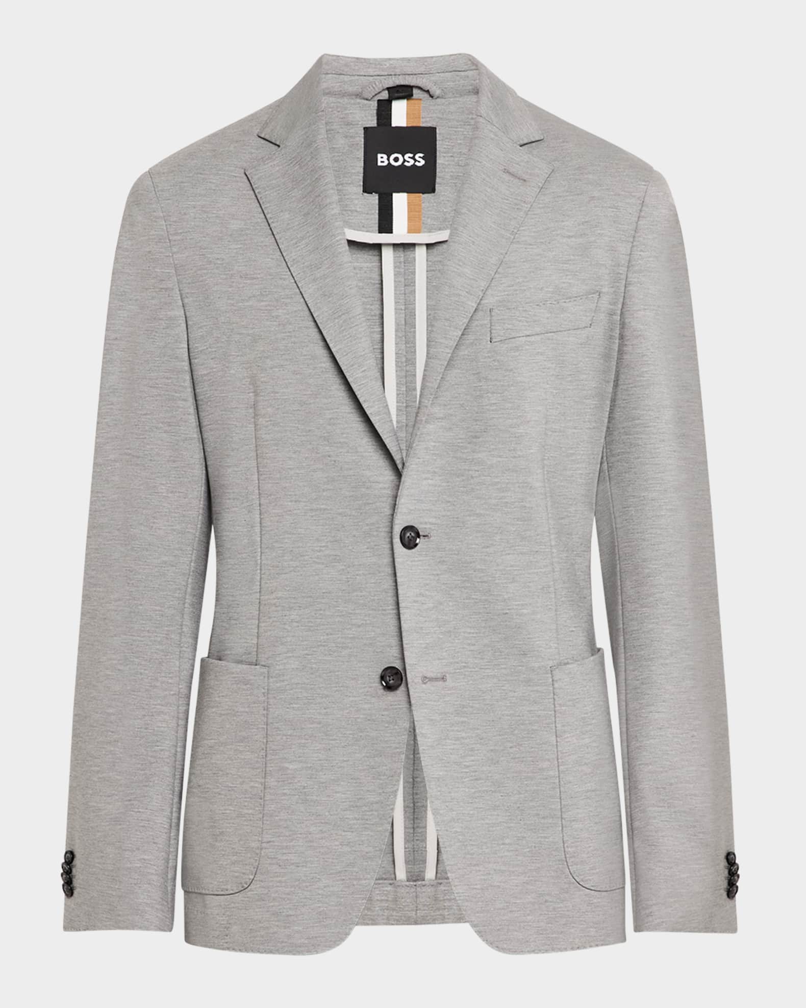 BOSS Men's Hanry Stretch Jersey Slim-Fit Blazer | Neiman Marcus