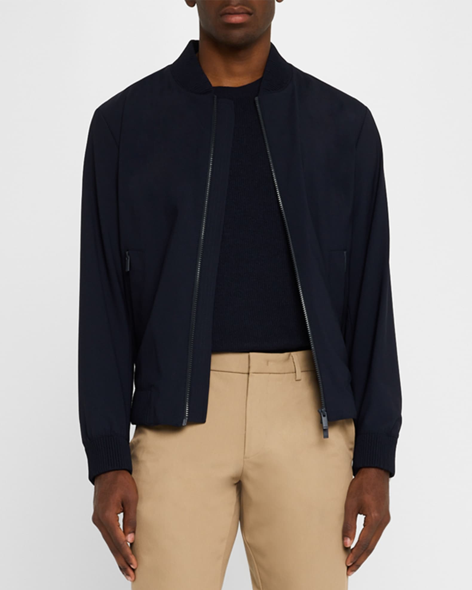 BOSS Men's Hanry Performance Tech Bomber Jacket | Neiman Marcus