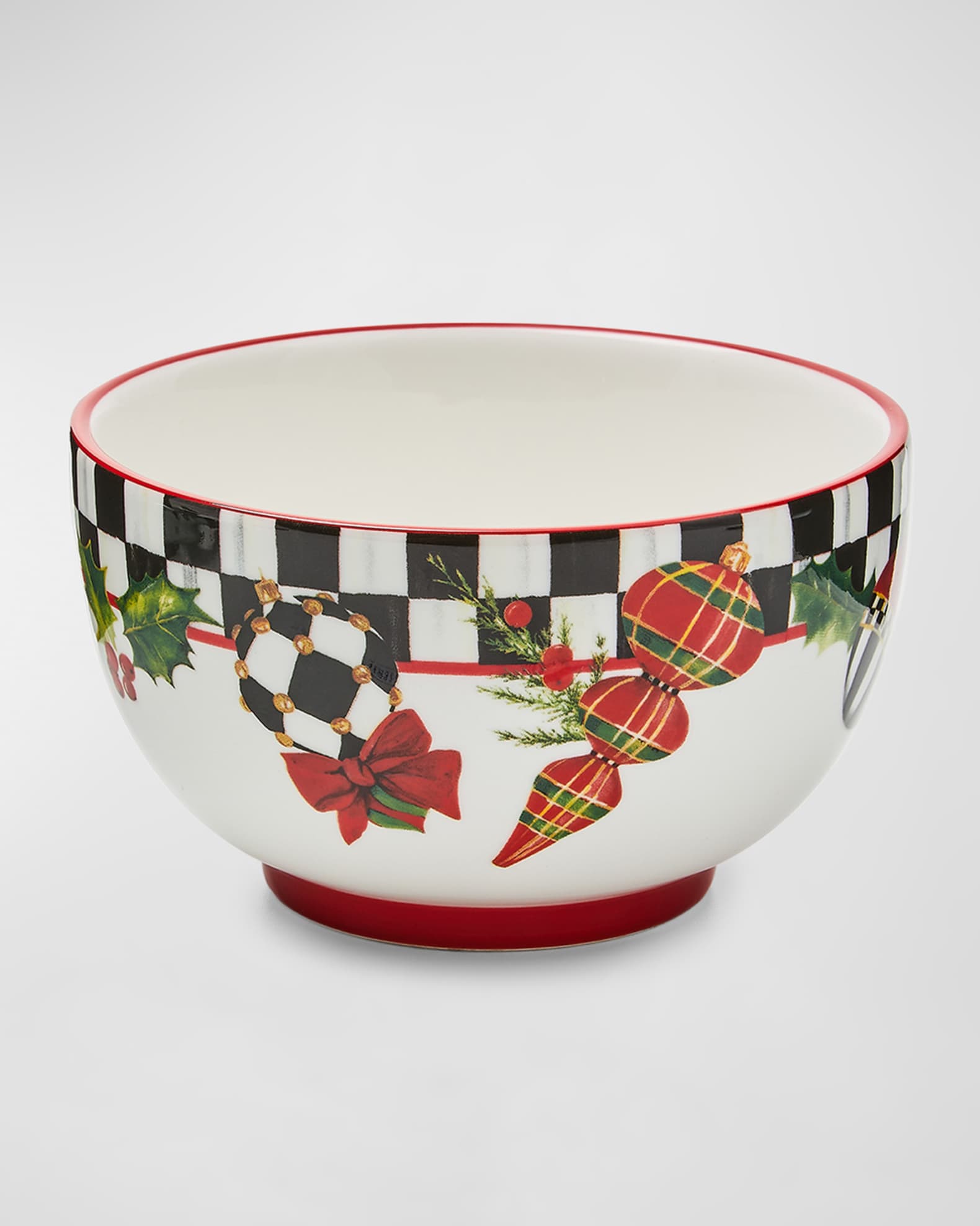 MacKenzie-Childs Deck the Halls Breakfast Bowls, Set of 4 | Neiman Marcus