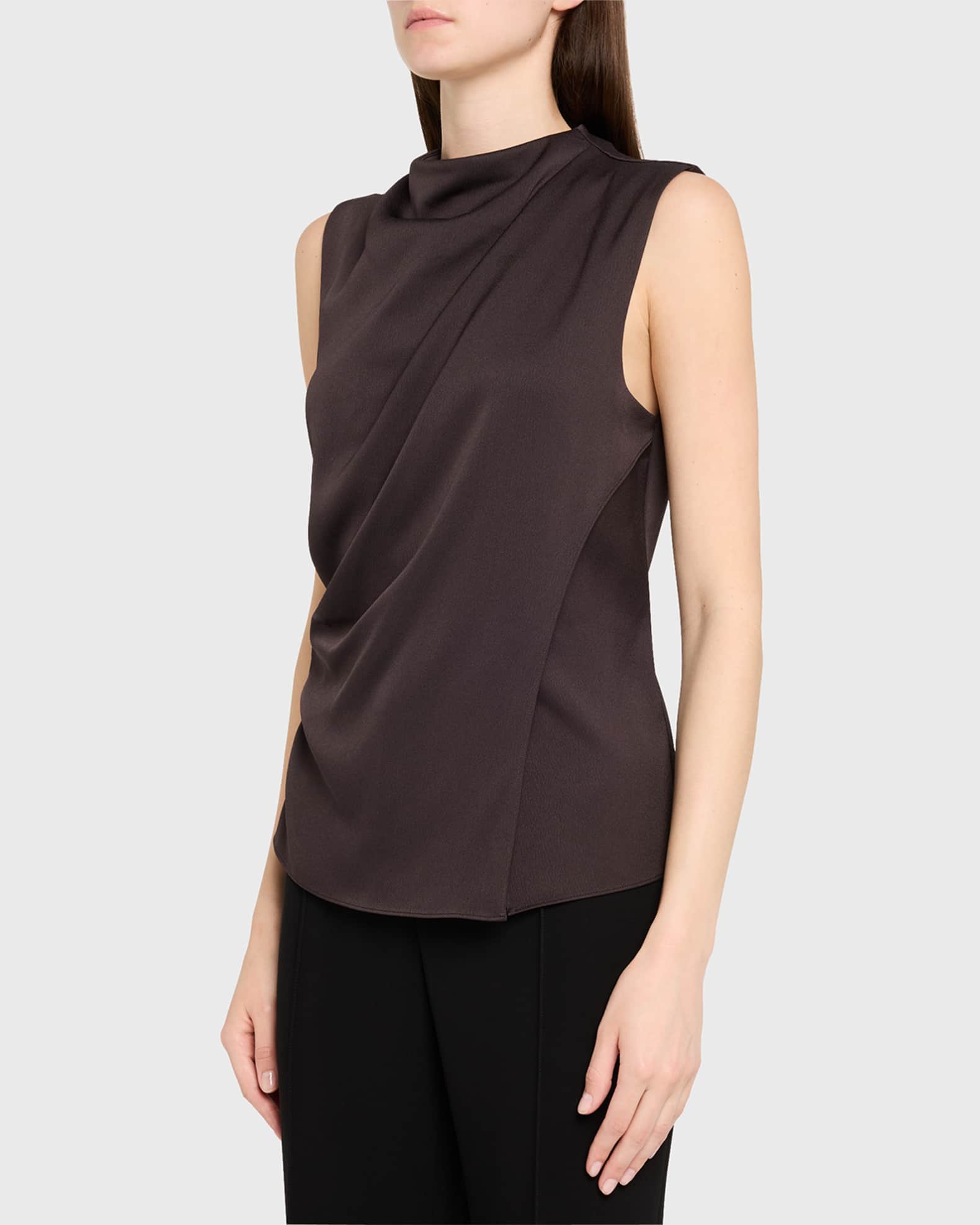 A.L.C. Amira Cowl-Neck Sleeveless Top | Neiman Marcus