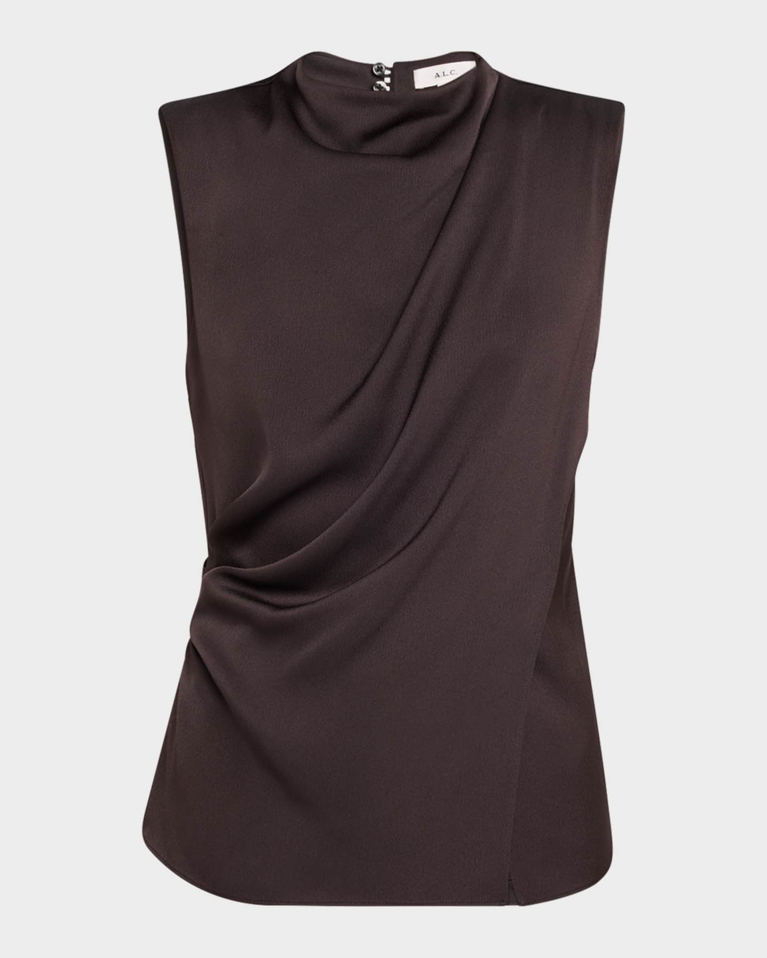 A.L.C. Amira Cowl-Neck Sleeveless Top | Neiman Marcus