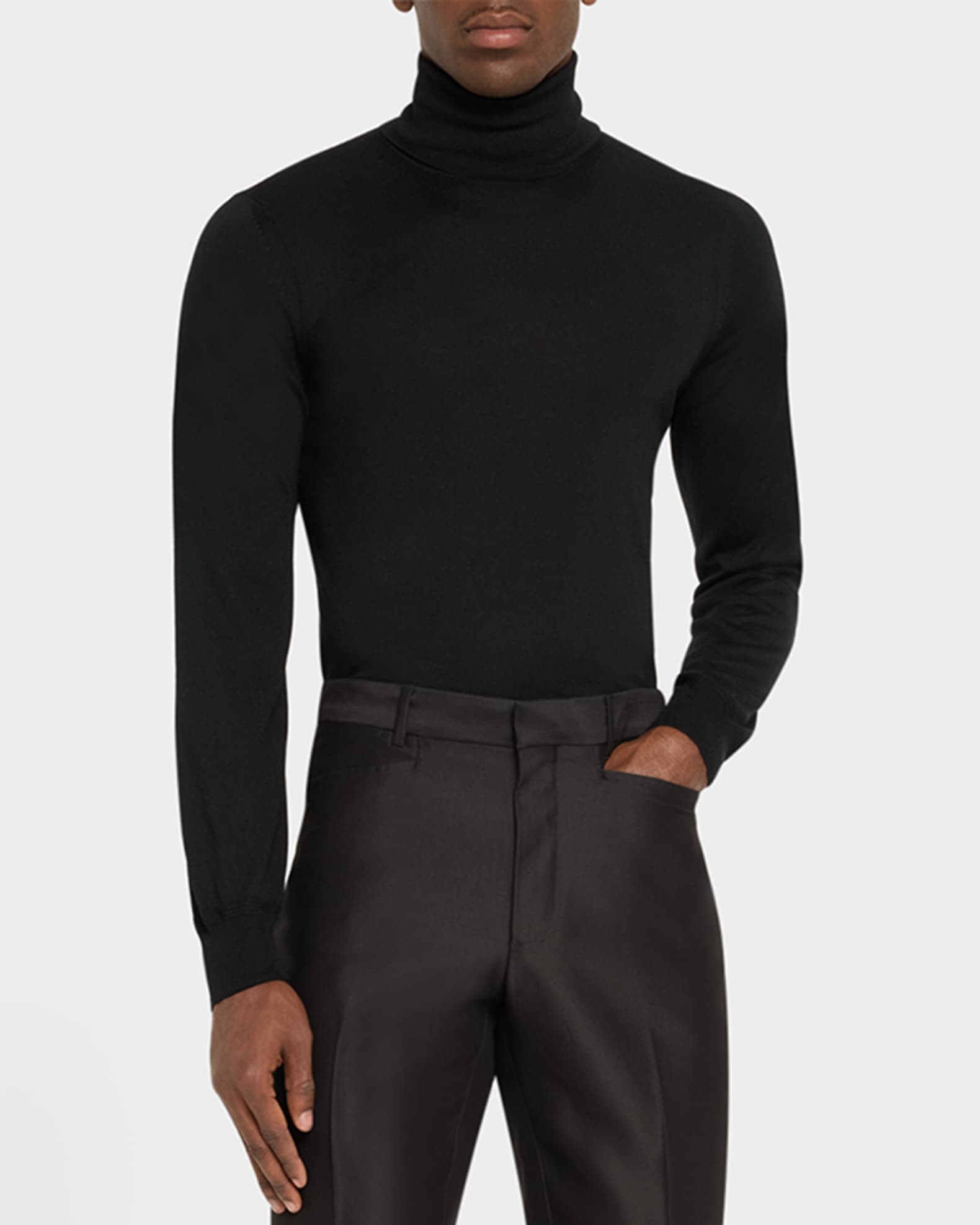 TOM FORD Men's Fine-Gauge Cashmere Turtleneck Sweater | Neiman Marcus