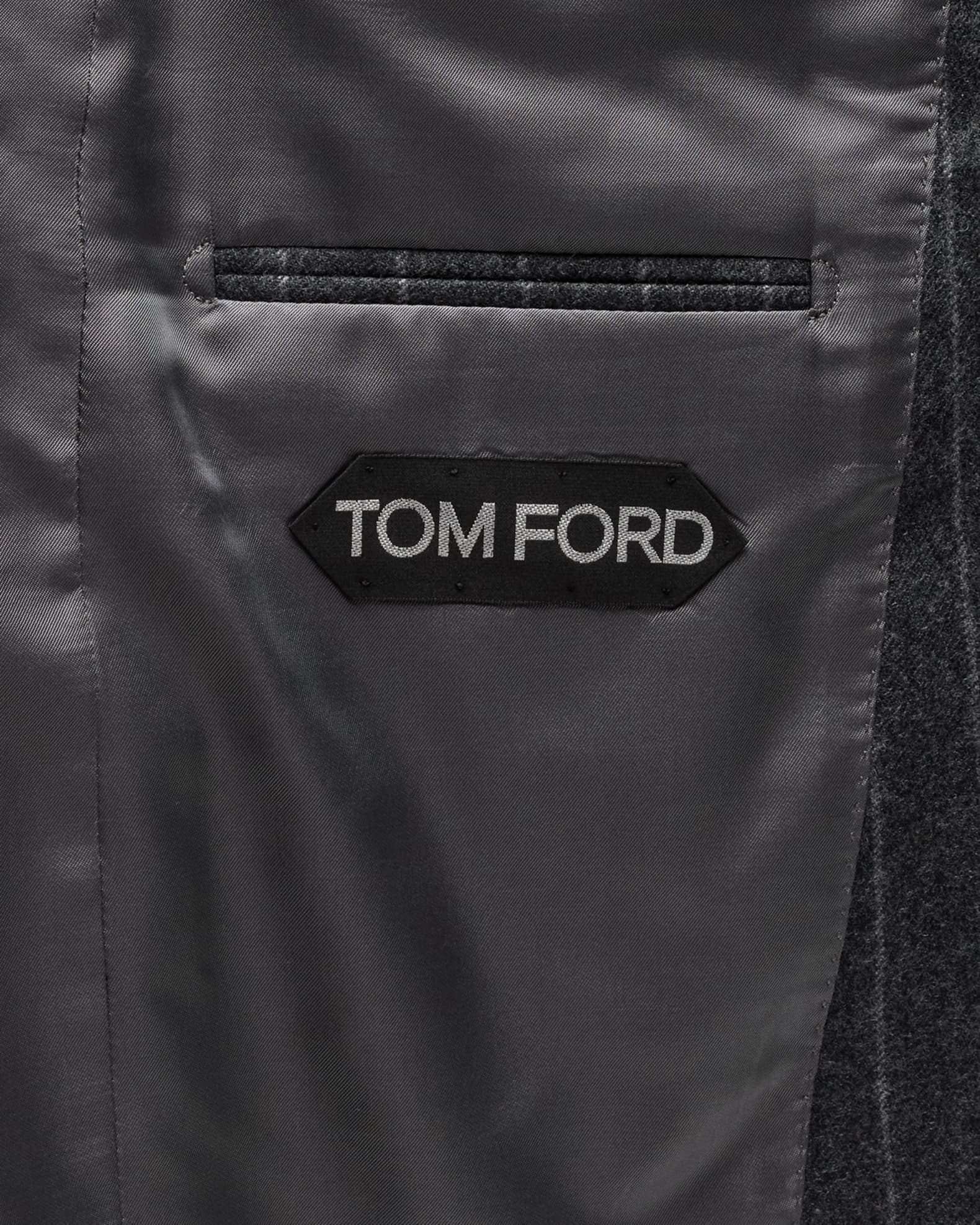 TOM FORD Men's Shelton Flannel Chalk Stripe Suit | Neiman Marcus