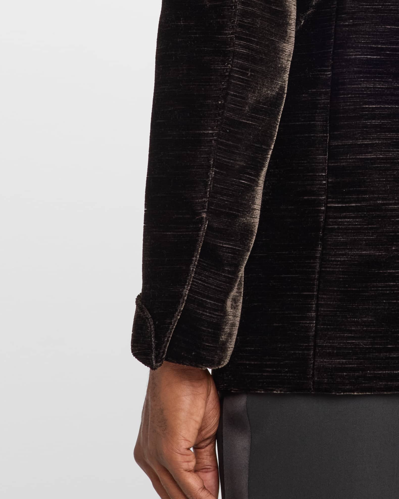TOM FORD Men's Shelton Velvet Faille Cocktail Jacket | Neiman Marcus