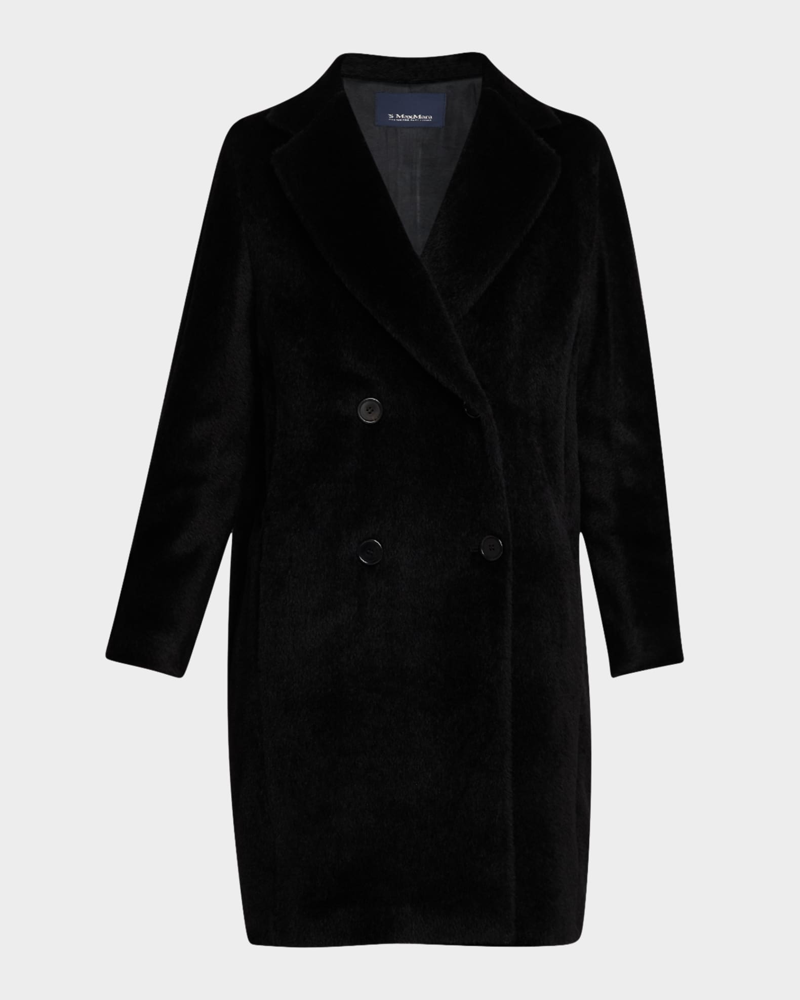 Max Mara Roseto Double-Breasted Wool Coat | Neiman Marcus
