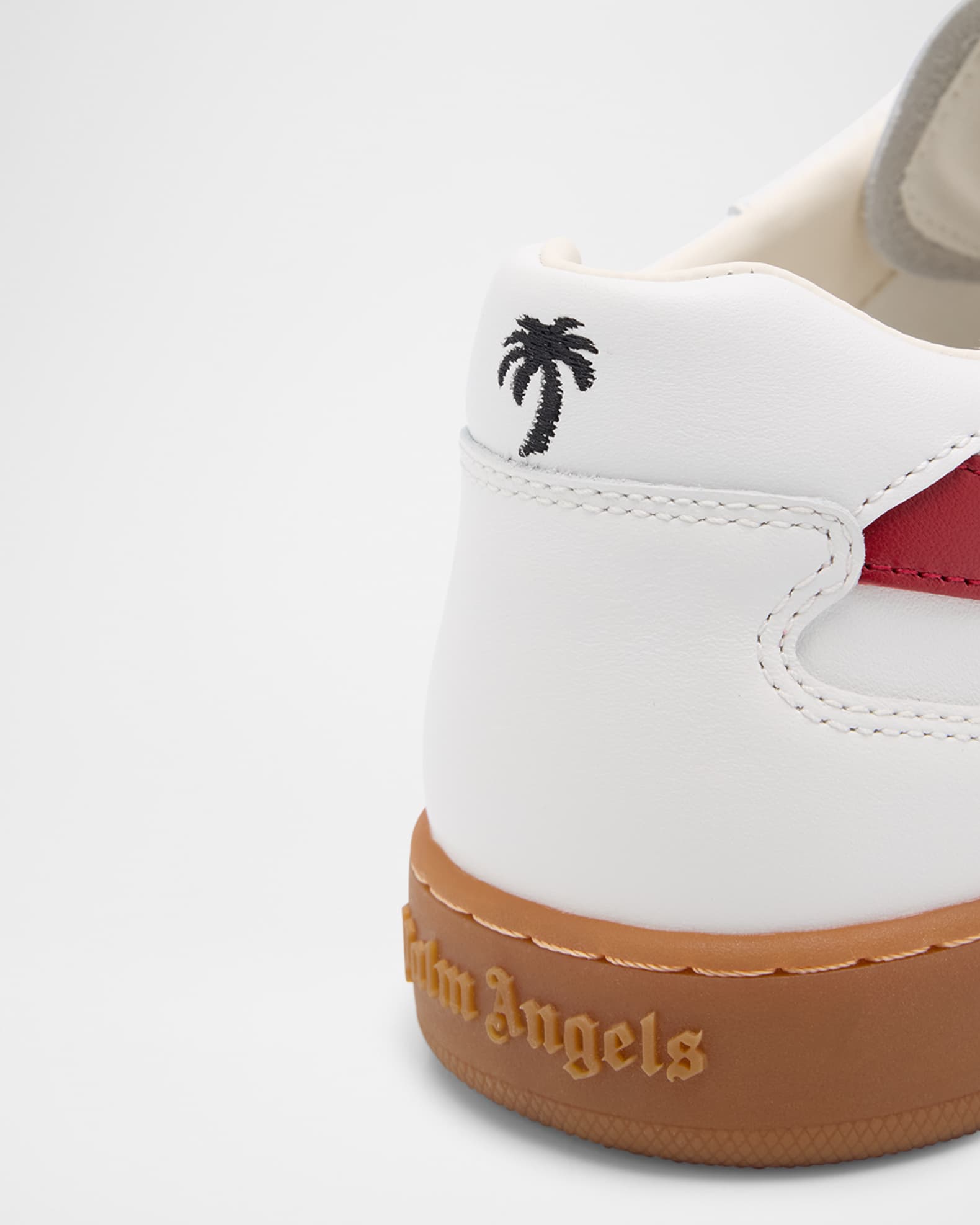 Palm Angels Men's New Palm 1 Leather Low-Top Sneakers | Neiman Marcus