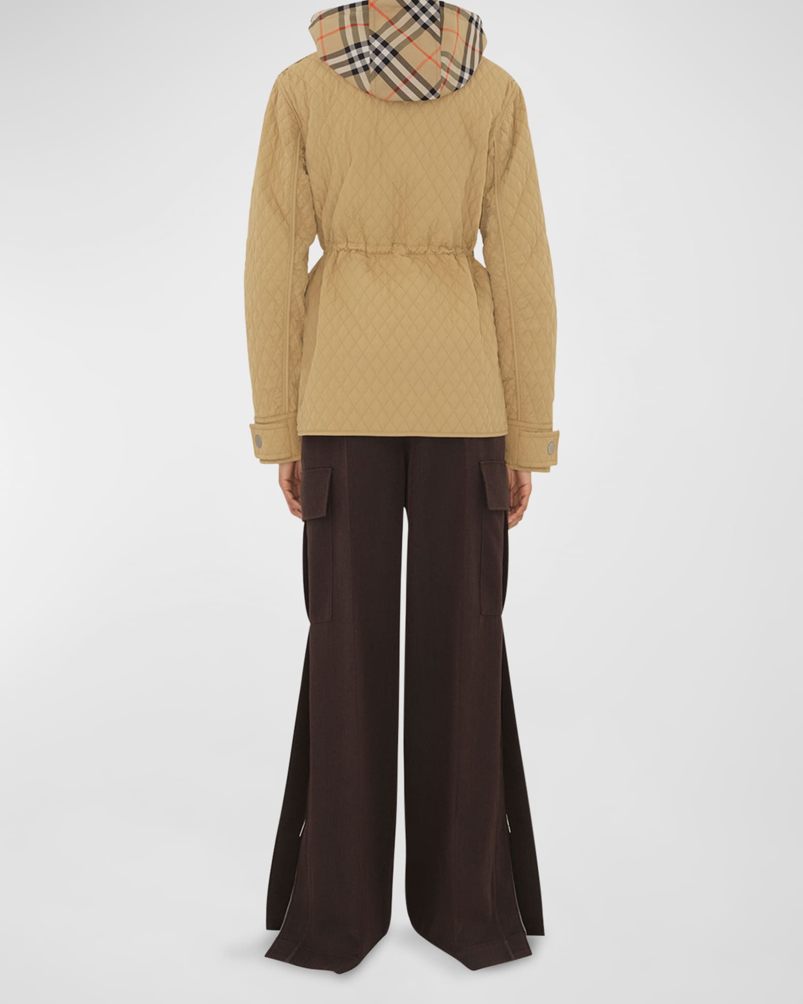 Burberry Short Quilted Parka Jacket | Neiman Marcus