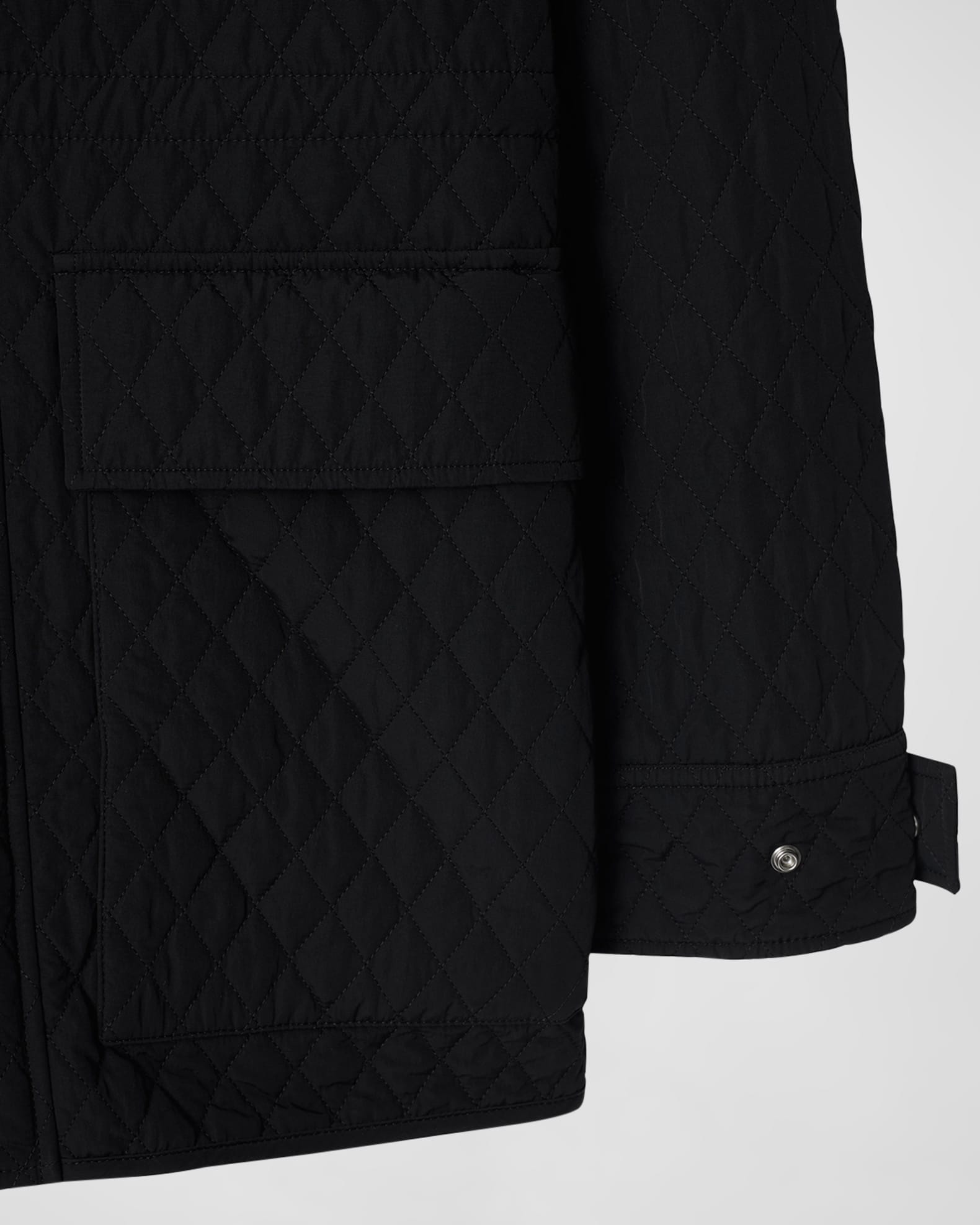 Burberry Check-Hood Short Quilted Parka Jacket | Neiman Marcus