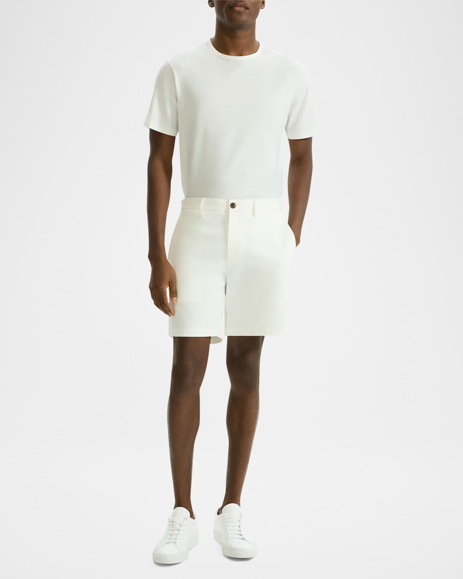 Theory Men's Zaine Stretch Twill Shorts | Neiman Marcus