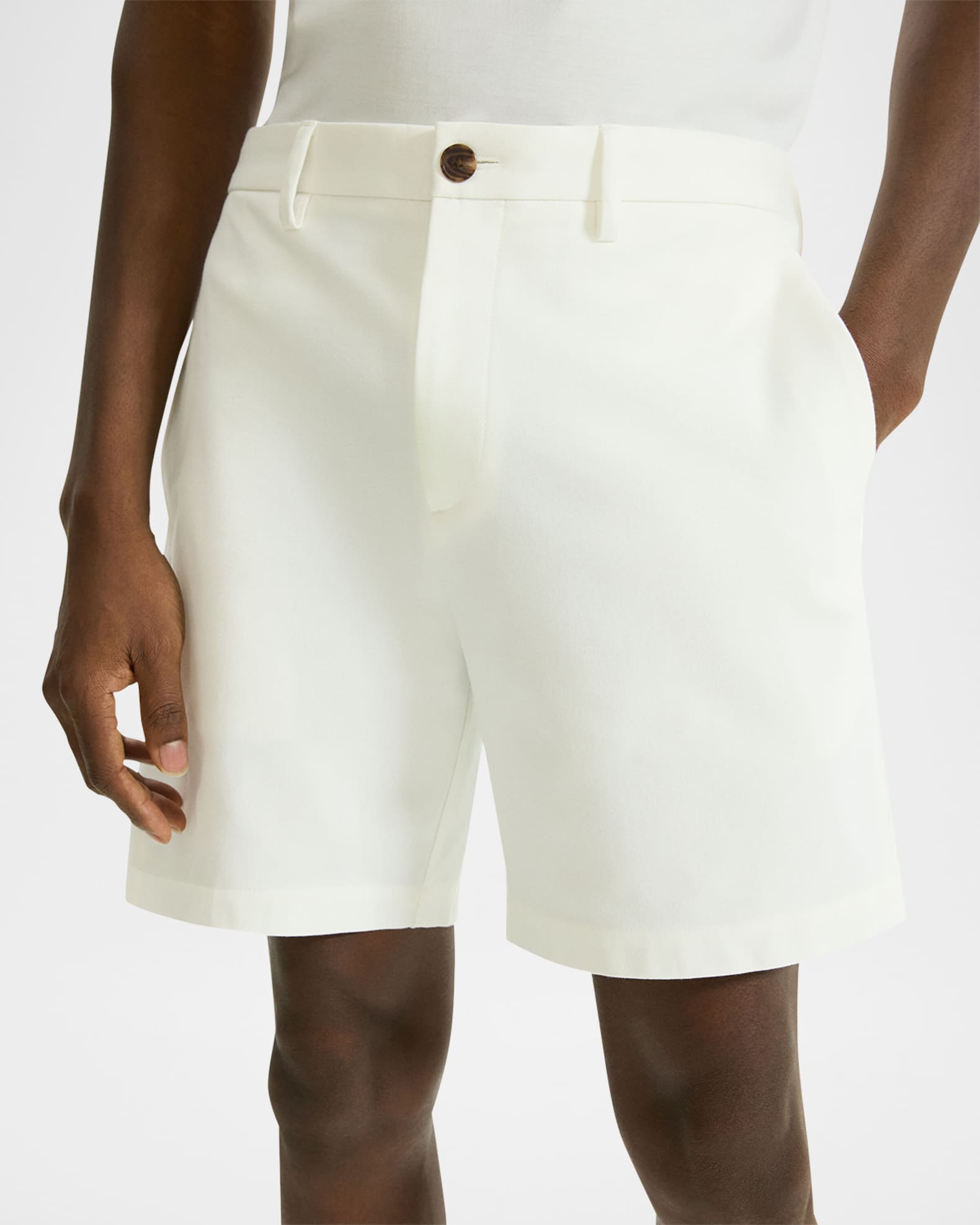 Theory Men's Zaine Stretch Twill Shorts | Neiman Marcus