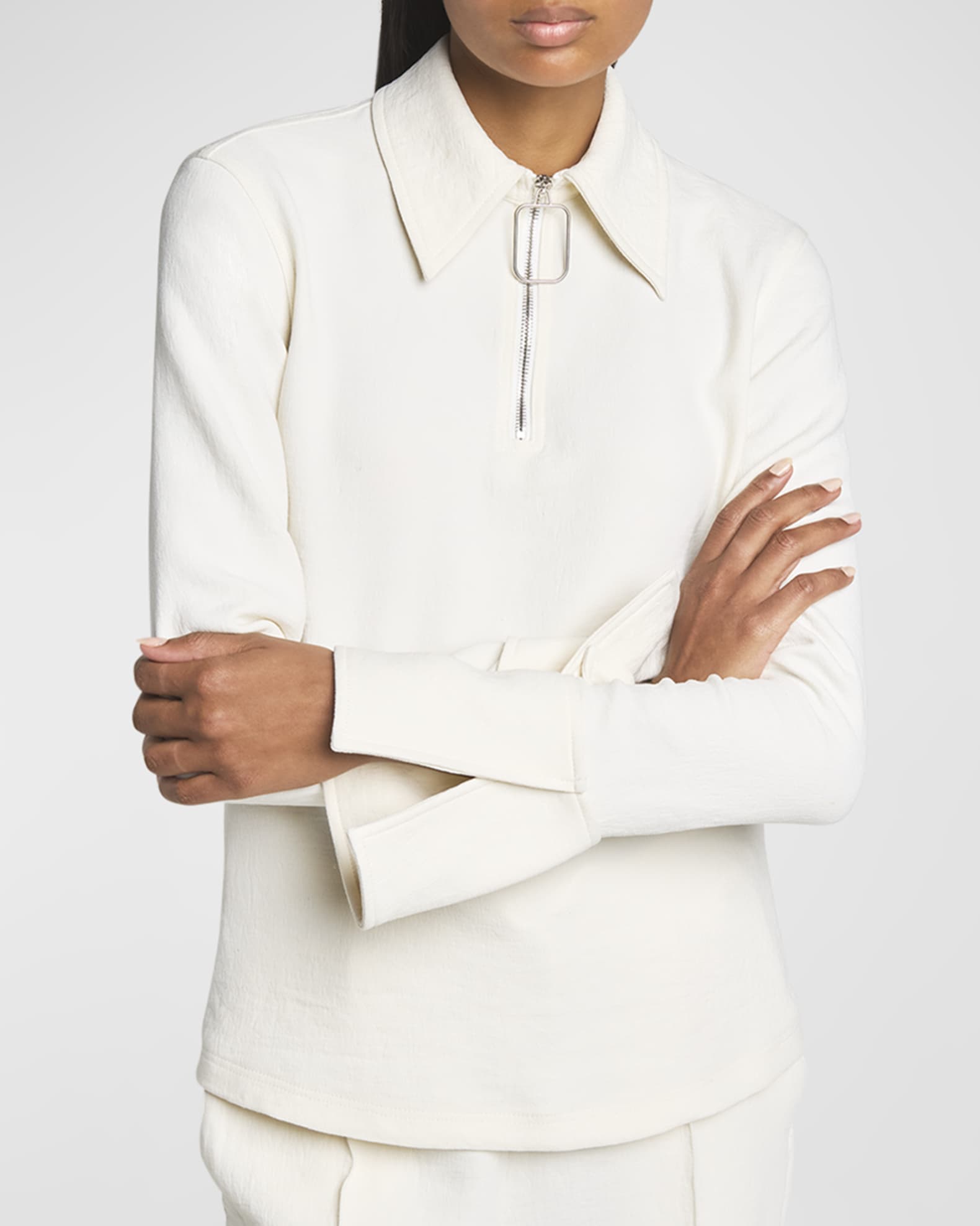 JW Anderson Wire Puller Henley Top | Neiman Marcus