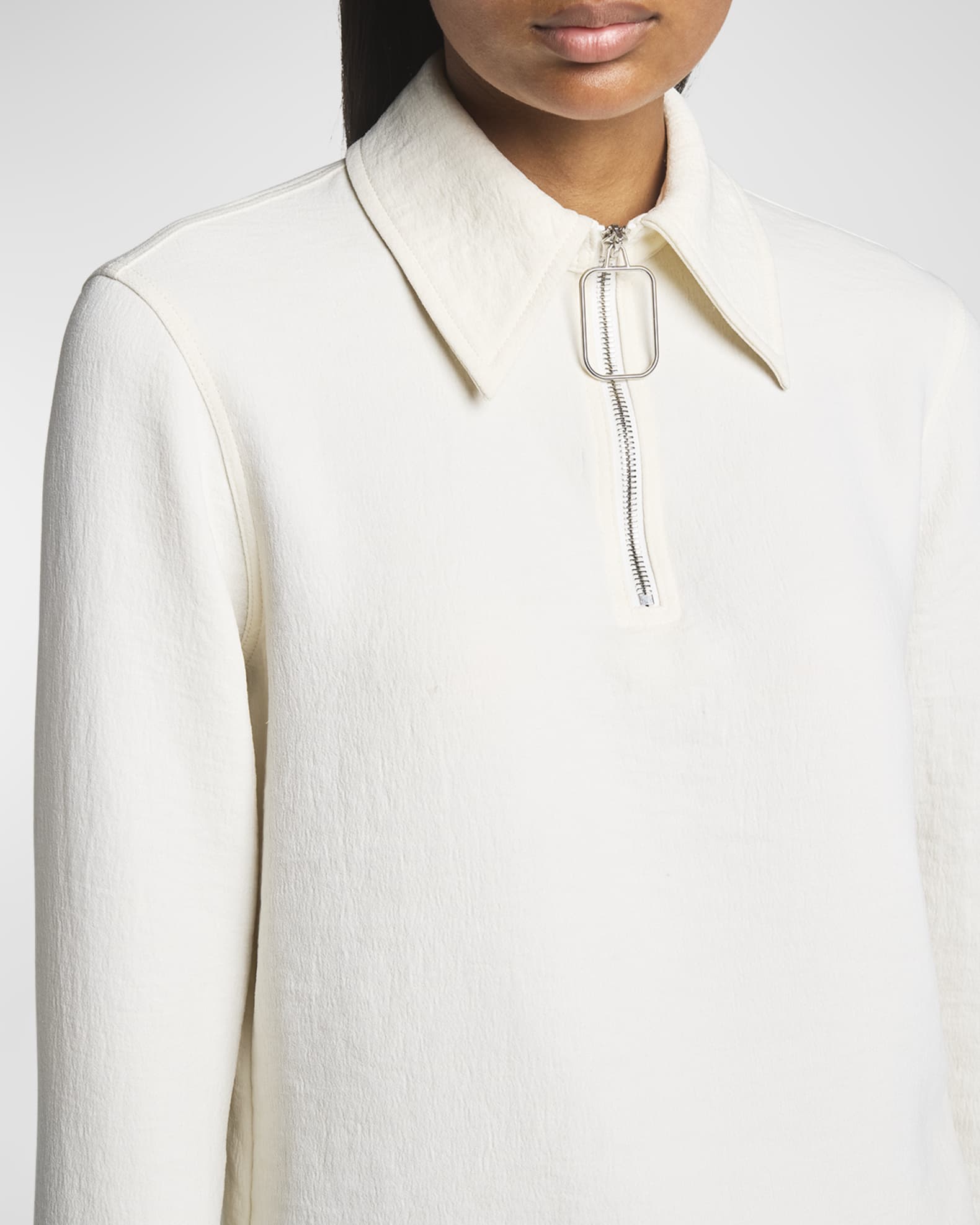 JW Anderson Wire Puller Henley Top | Neiman Marcus