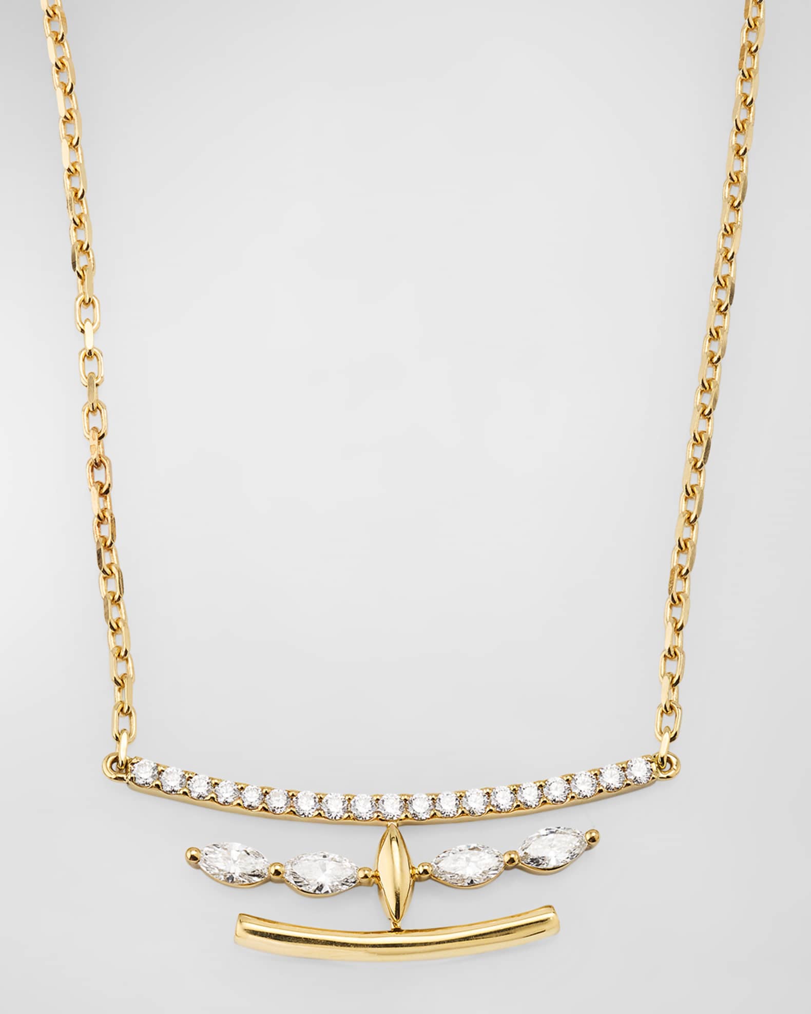Etho Maria 18K Yellow Gold Diamond Necklace | Neiman Marcus