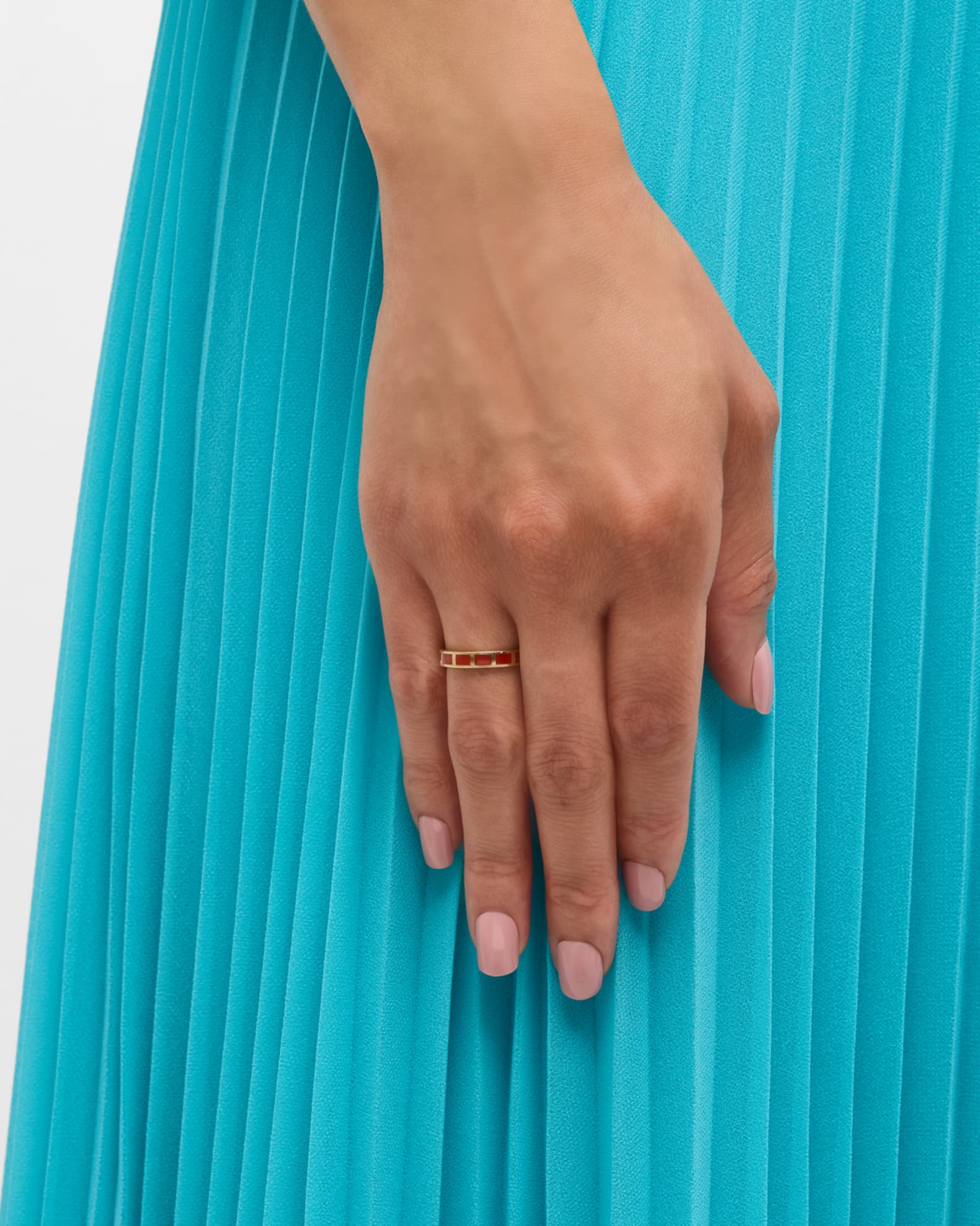 Jan Leslie Dash Rectangle Gemstone Ring | Neiman Marcus