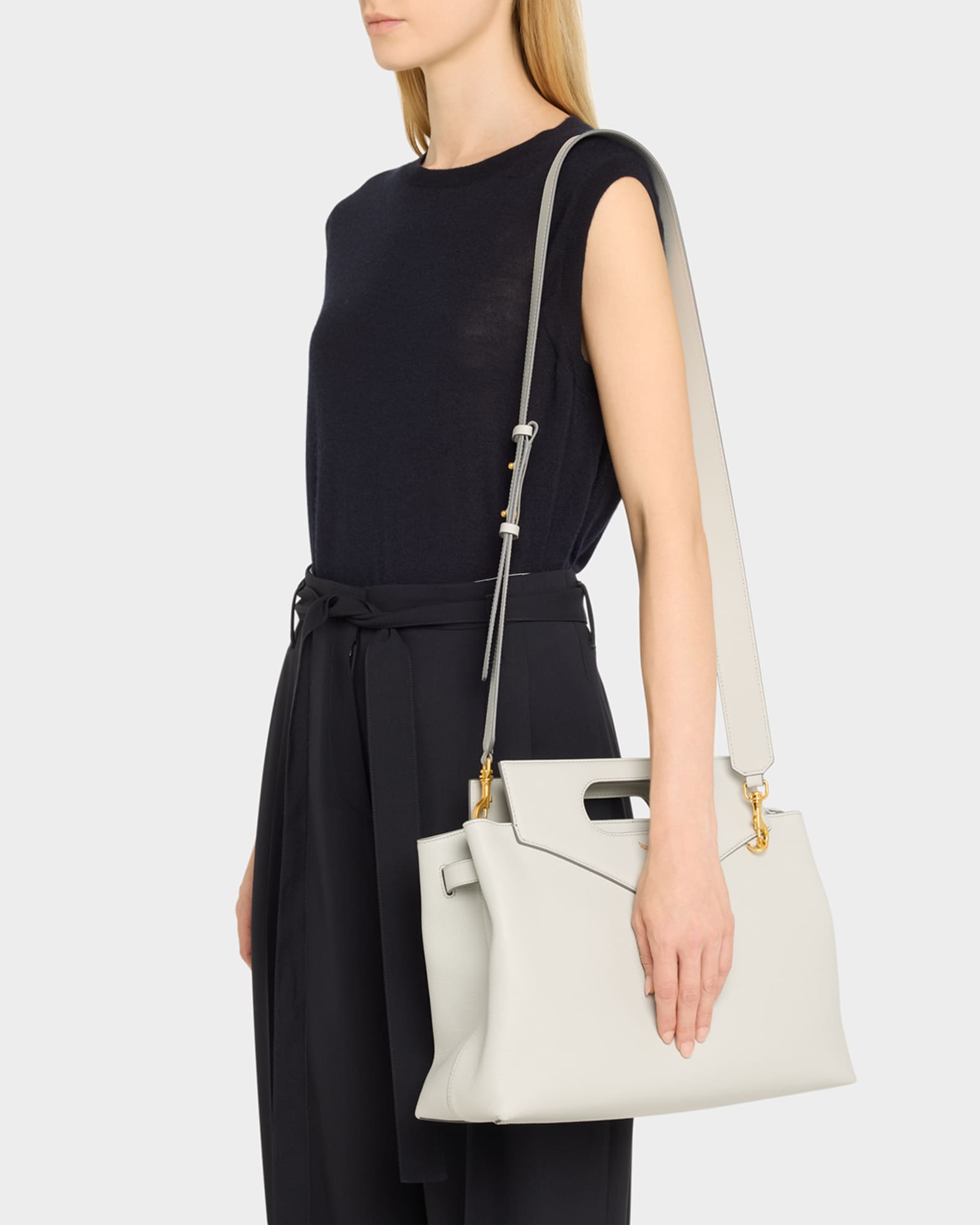 MCM Milla Diamond Leather Tote Bag | Neiman Marcus