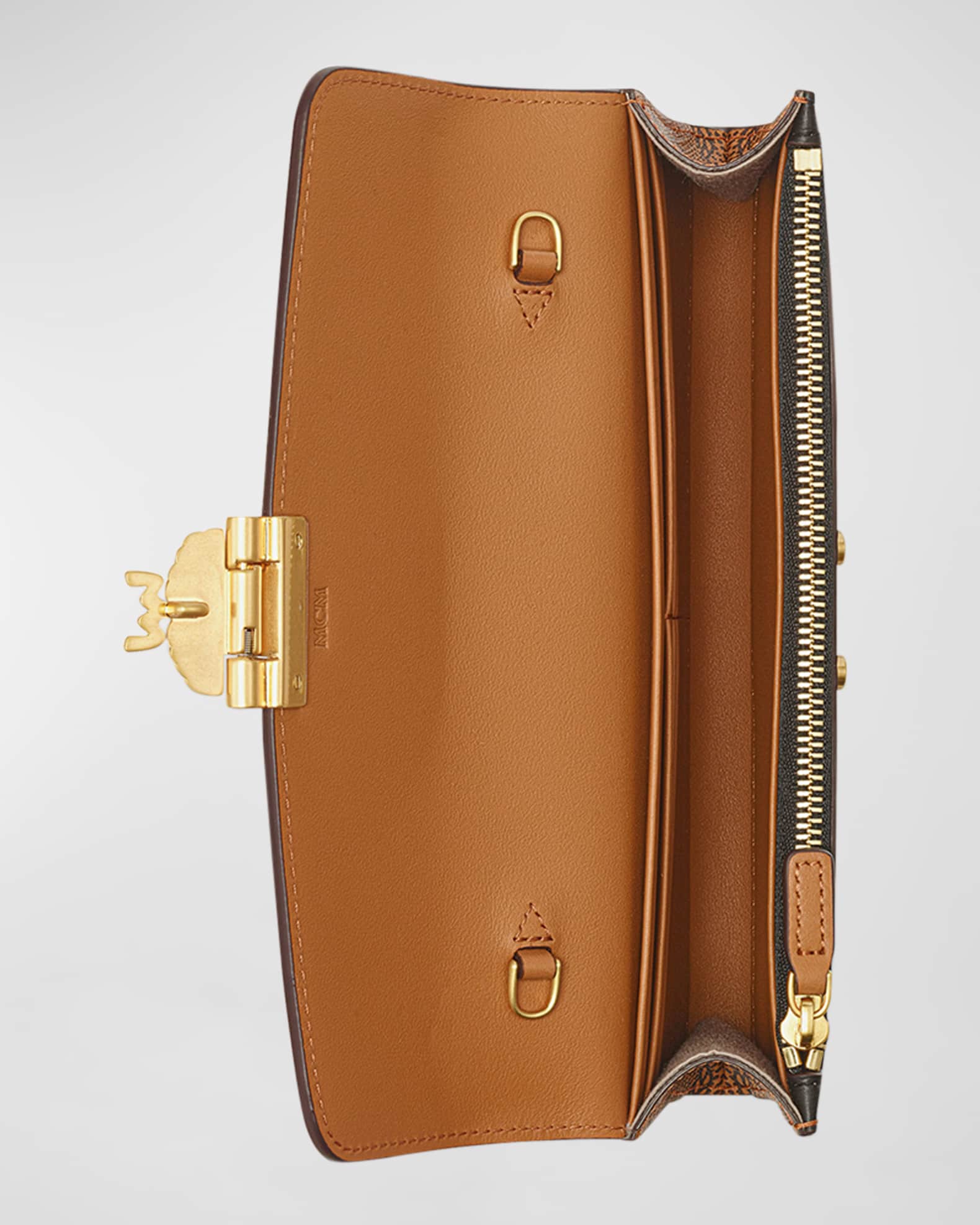 MCM Tracy Mix Visetos and Lauretos Wallet on Chain | Neiman Marcus