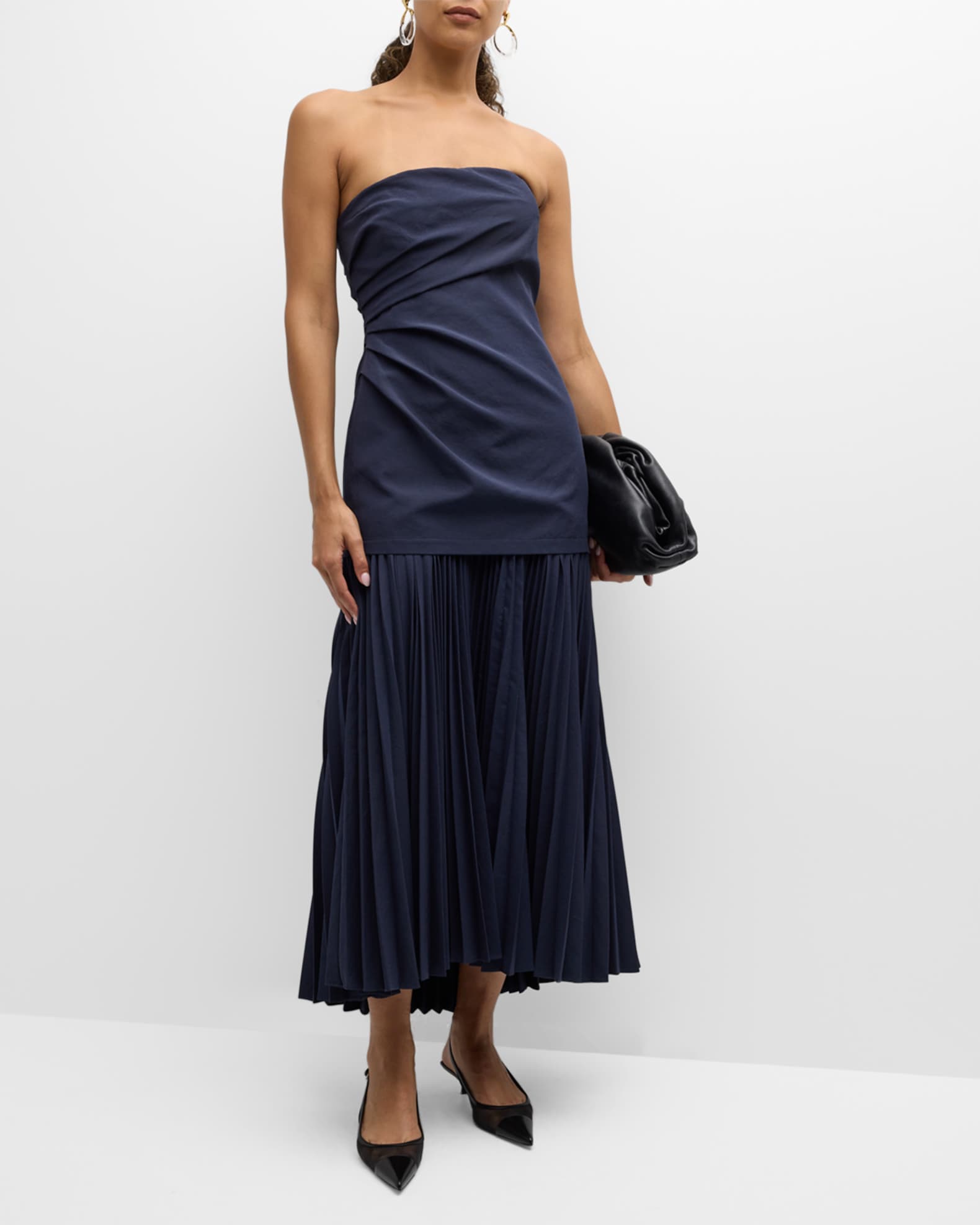 A.L.C. Austin Strapless Drop-Waist Maxi Dress | Neiman Marcus