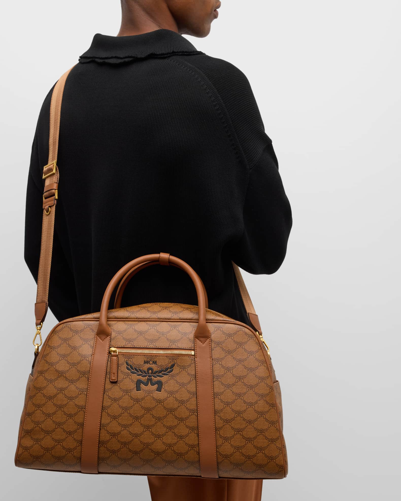 MCM Men's Lauretos XL Duffel Bag | Neiman Marcus