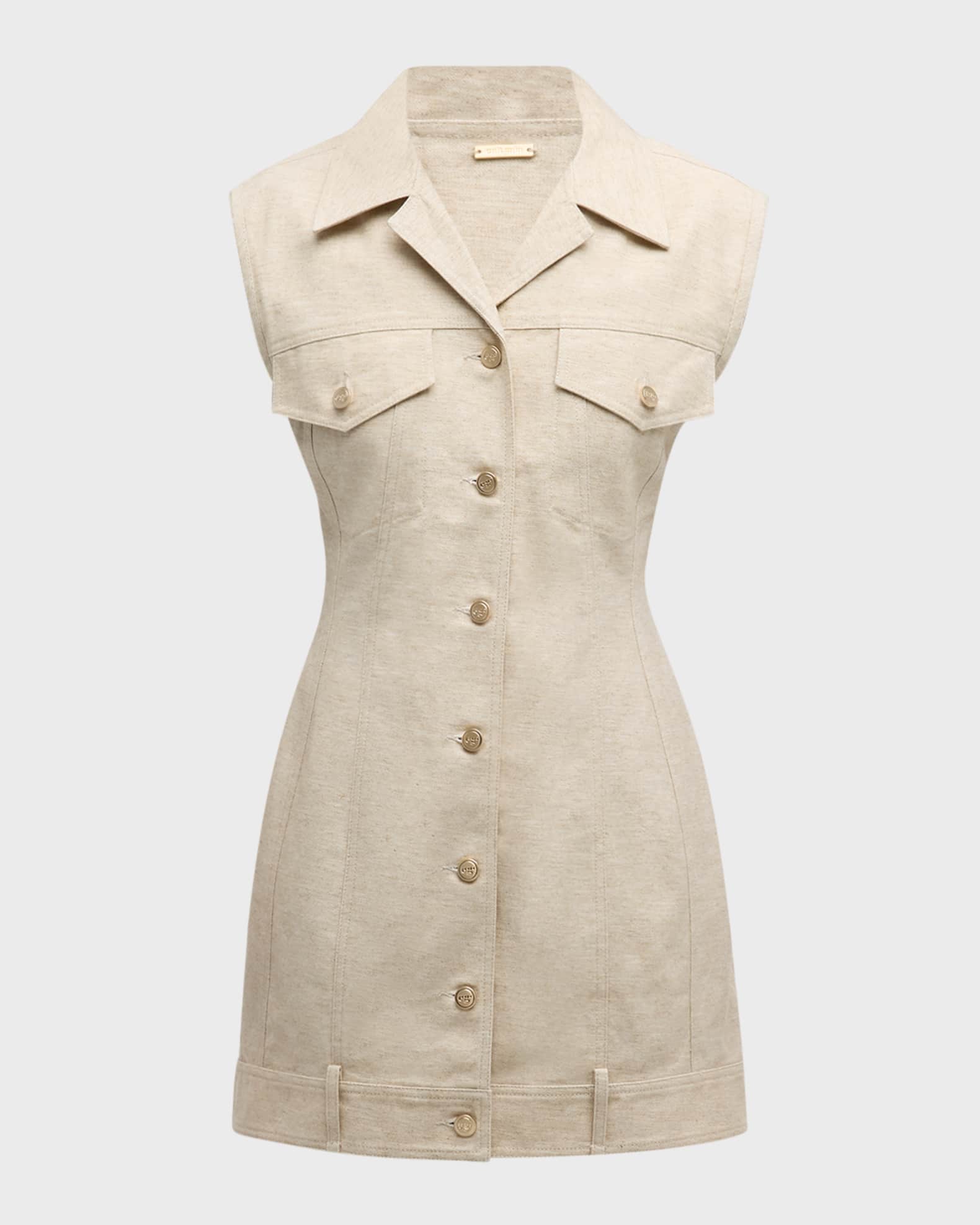 Cult Gaia Tanith Utility Mini Dress | Neiman Marcus