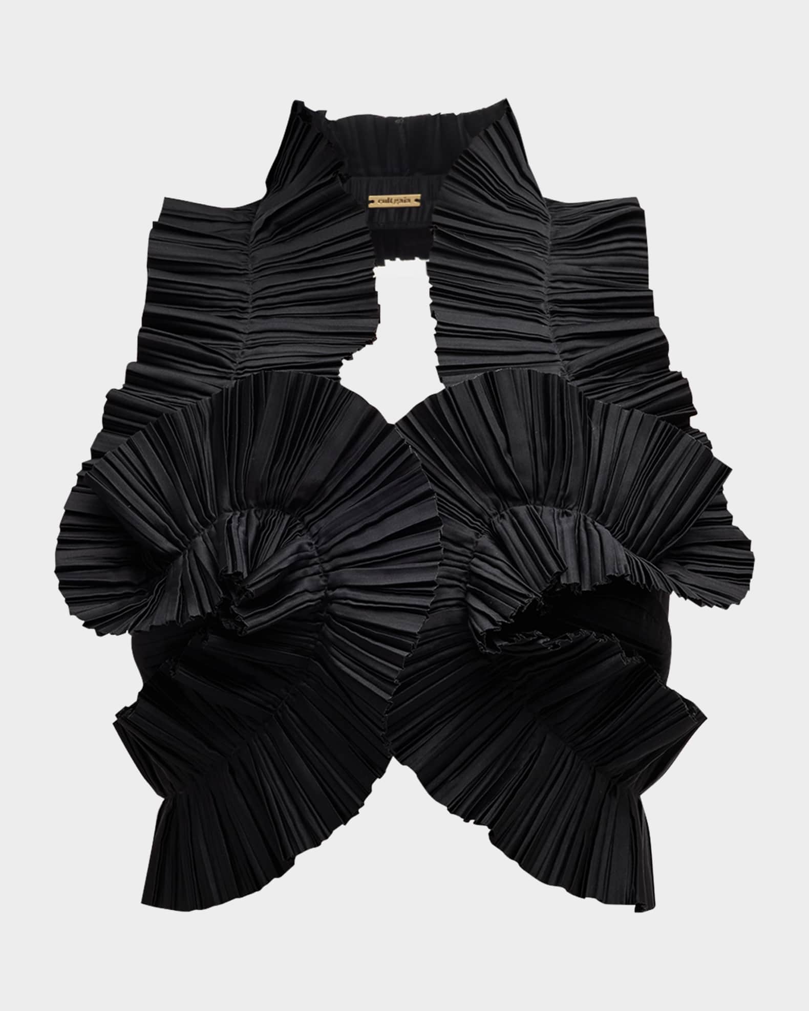 Cult Gaia Adilia Pleated Halter Top | Neiman Marcus