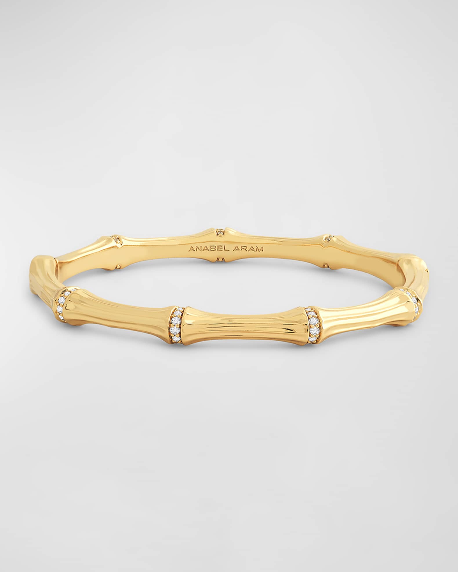 Anabel Aram Jewelry Bamboo Hinged Bangle | Neiman Marcus