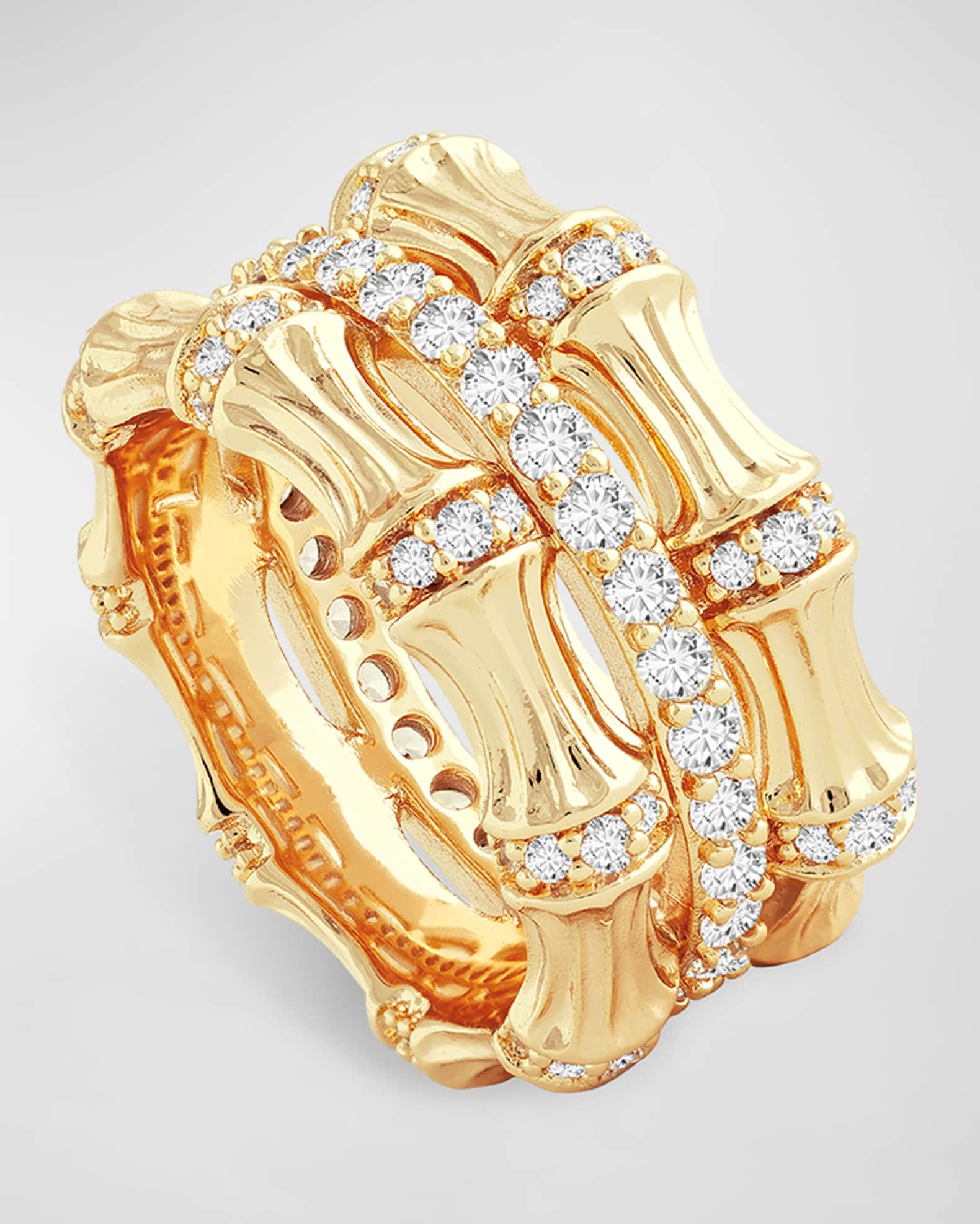 Anabel Aram Jewelry Bamboo Stack Ring | Neiman Marcus