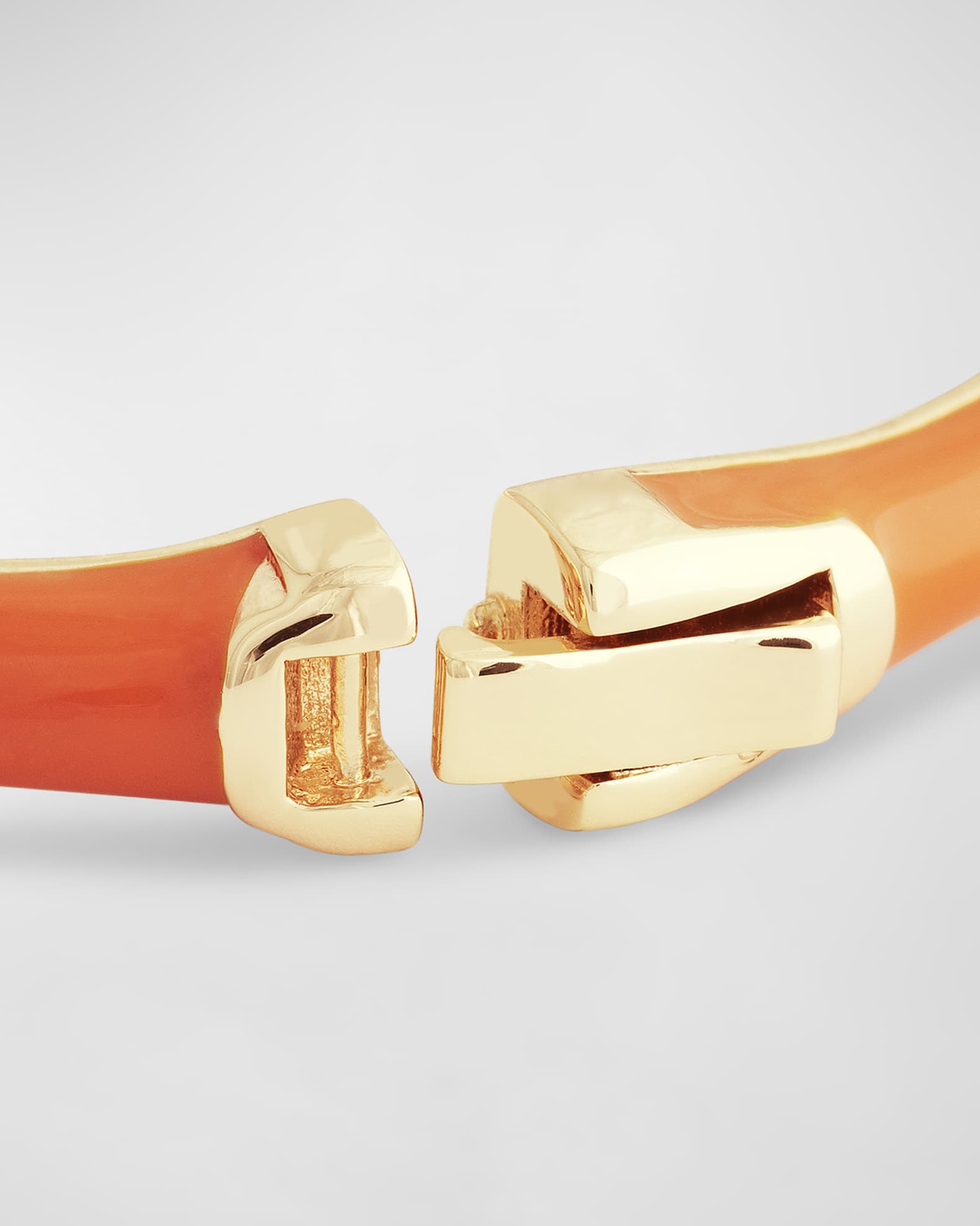 Anabel Aram Jewelry Bamboo Enameled Hinged Bangle | Neiman Marcus