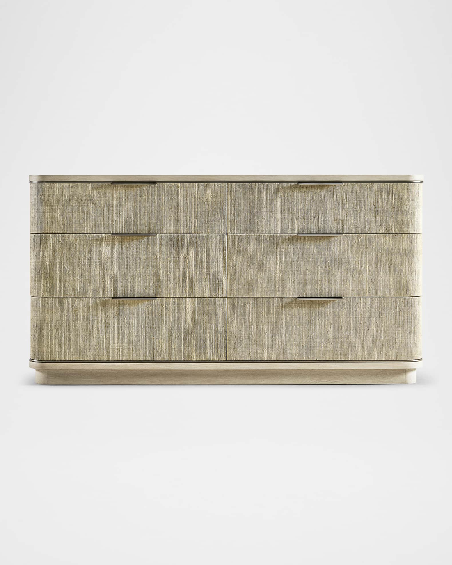 Jonathan Charles Water Seiche Woven Wave Double Dresser | Neiman Marcus