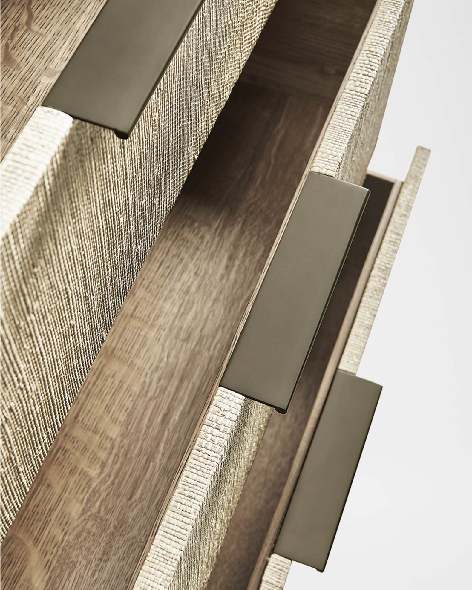 Jonathan Charles Water Seiche Woven Wave Double Dresser | Neiman Marcus