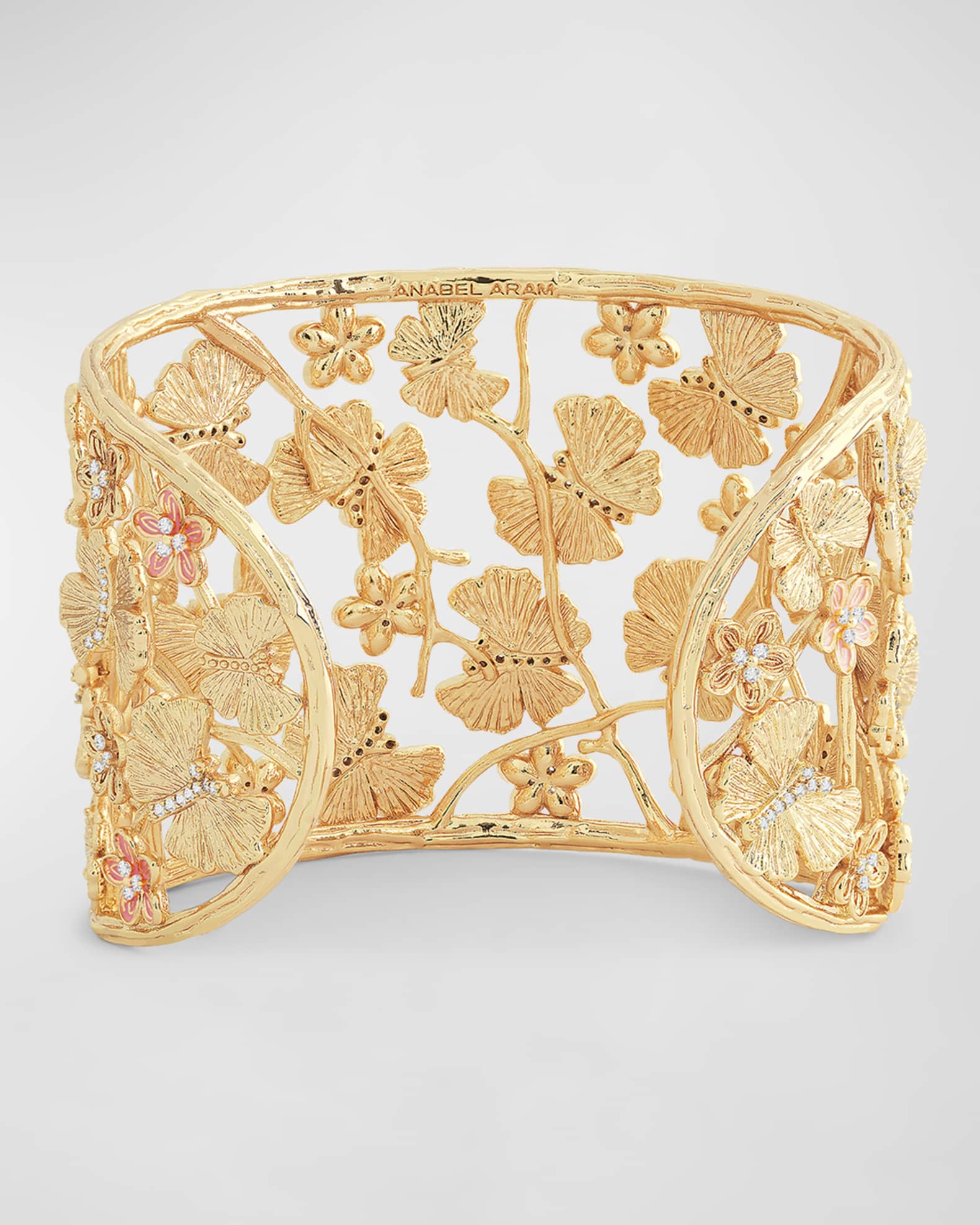 Anabel Aram Jewelry Butterfly Cuff Bracelet | Neiman Marcus