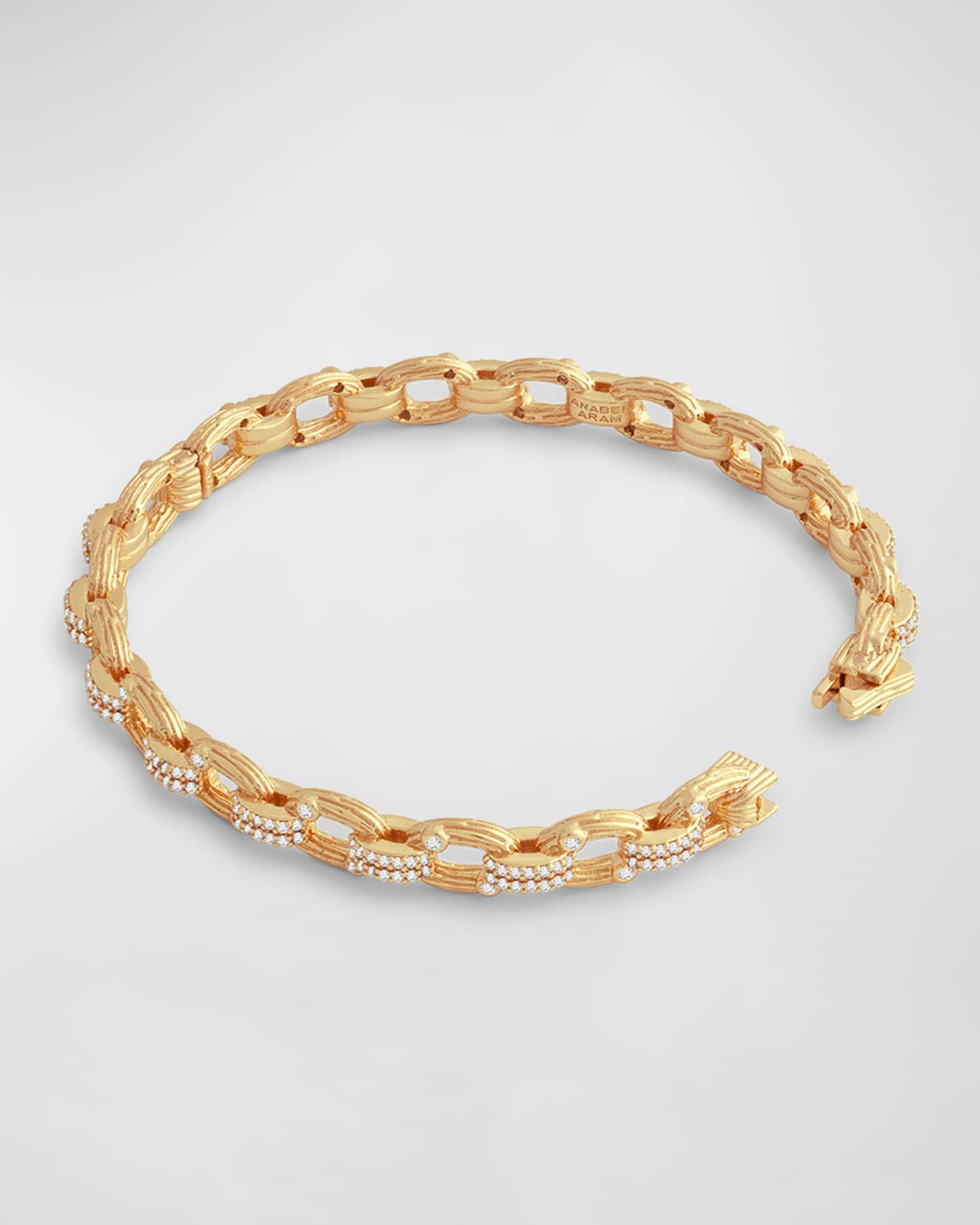 Anabel Aram Jewelry Enchanted Forest Chain Hinged Bangle | Neiman Marcus