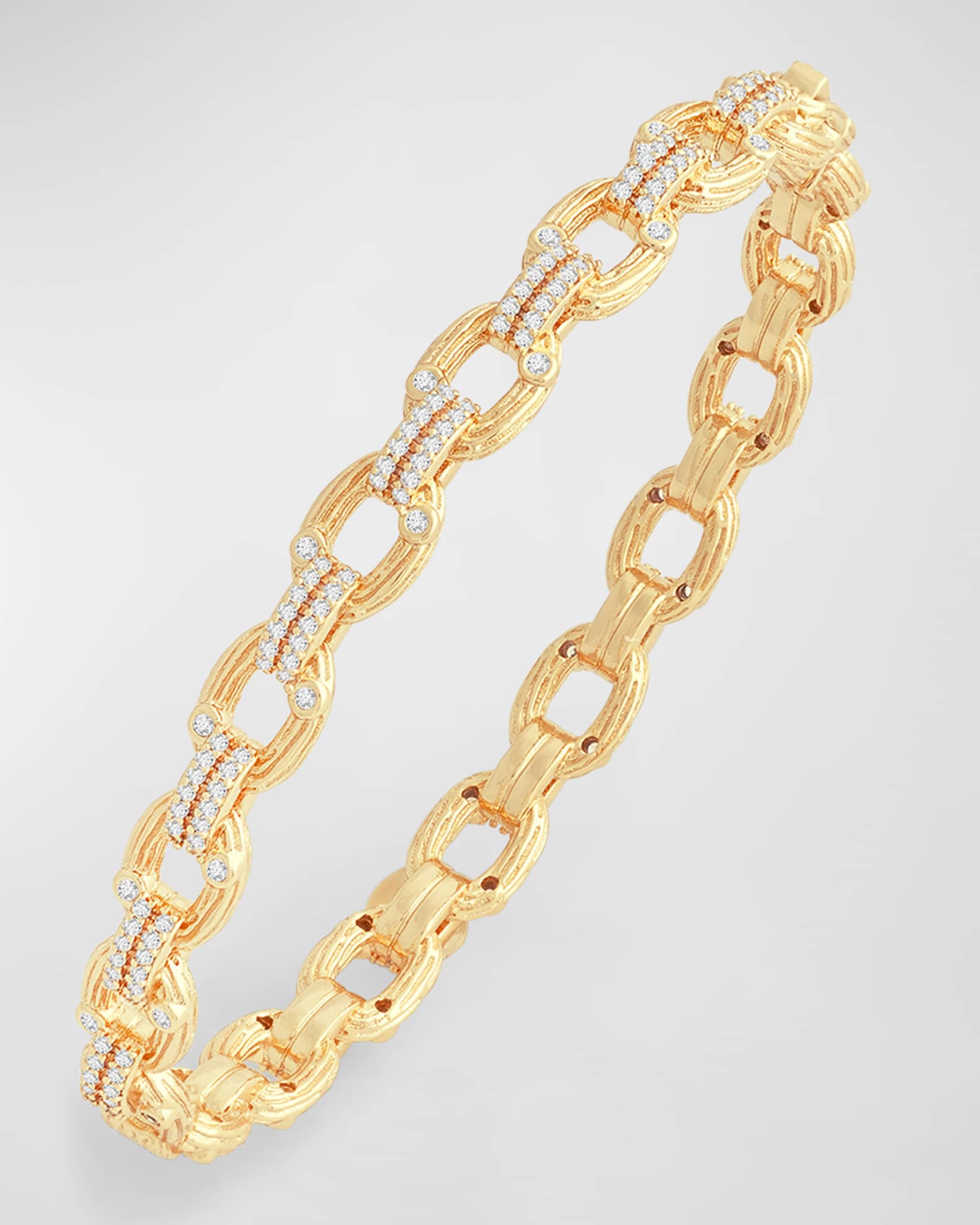 Anabel Aram Jewelry Enchanted Forest Chain Hinged Bangle | Neiman Marcus