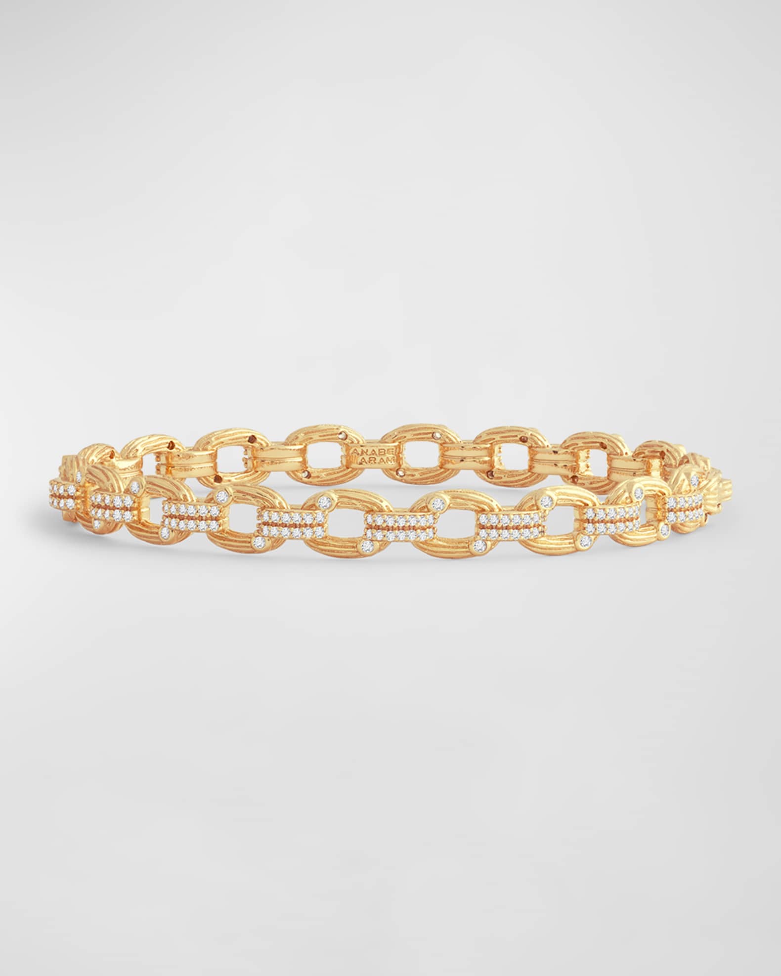 Anabel Aram Jewelry Enchanted Forest Chain Hinged Bangle | Neiman Marcus