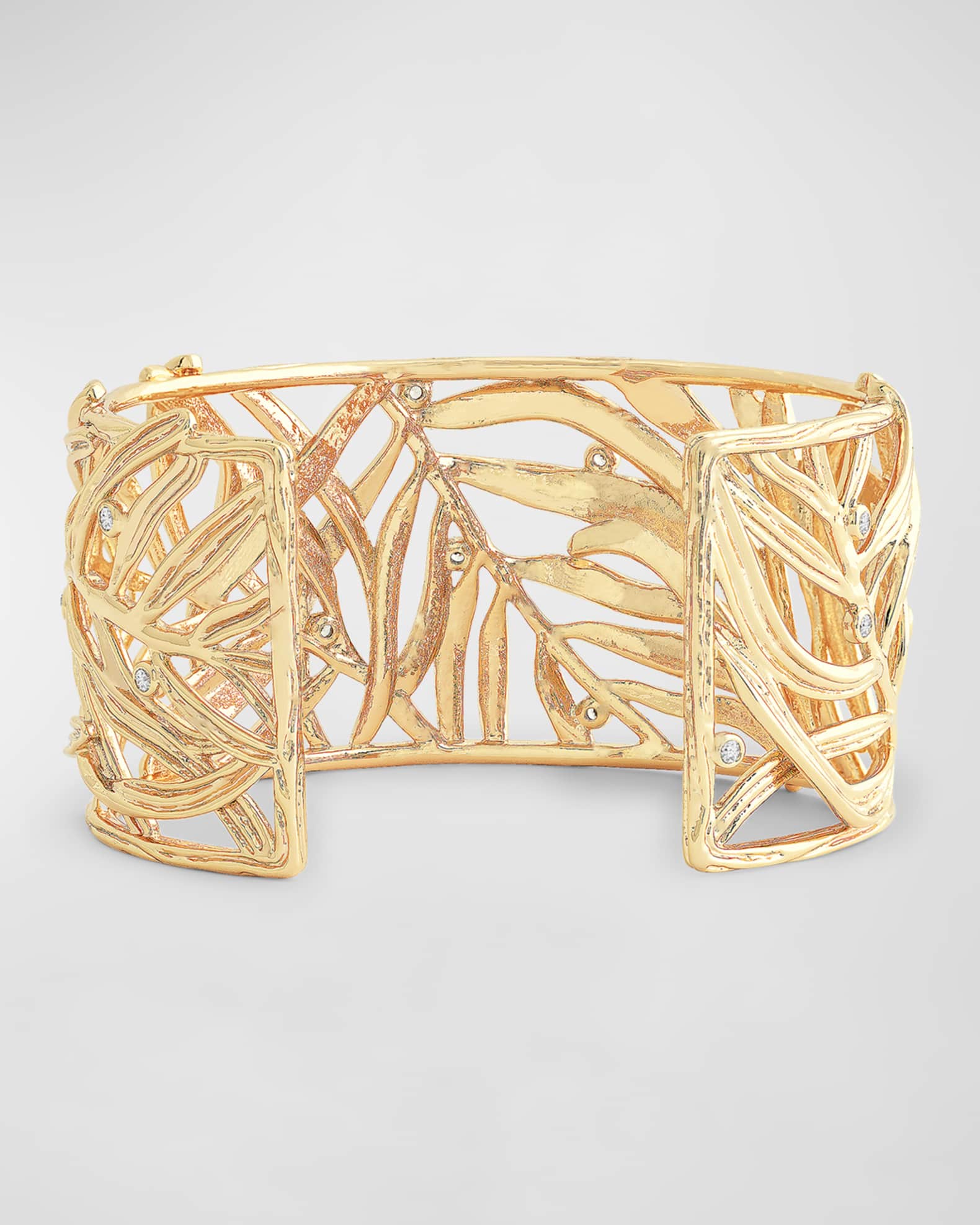 Anabel Aram Jewelry Palm Leaves Cuff | Neiman Marcus