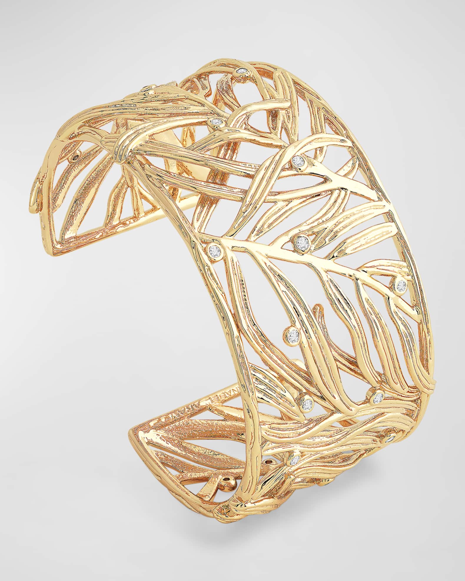 Anabel Aram Jewelry Palm Leaves Cuff | Neiman Marcus