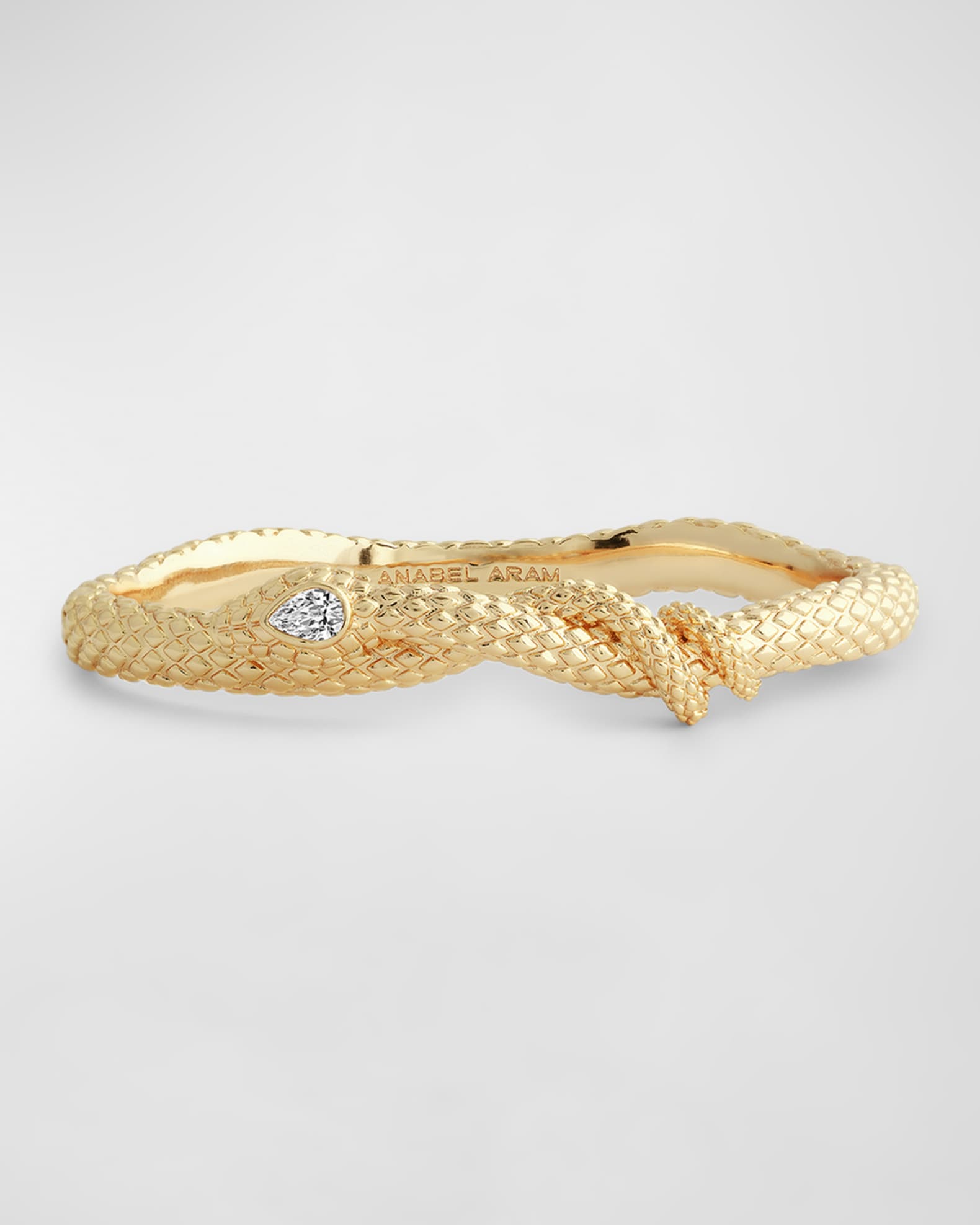 Anabel Aram Jewelry Serpent Hinged Bangle | Neiman Marcus