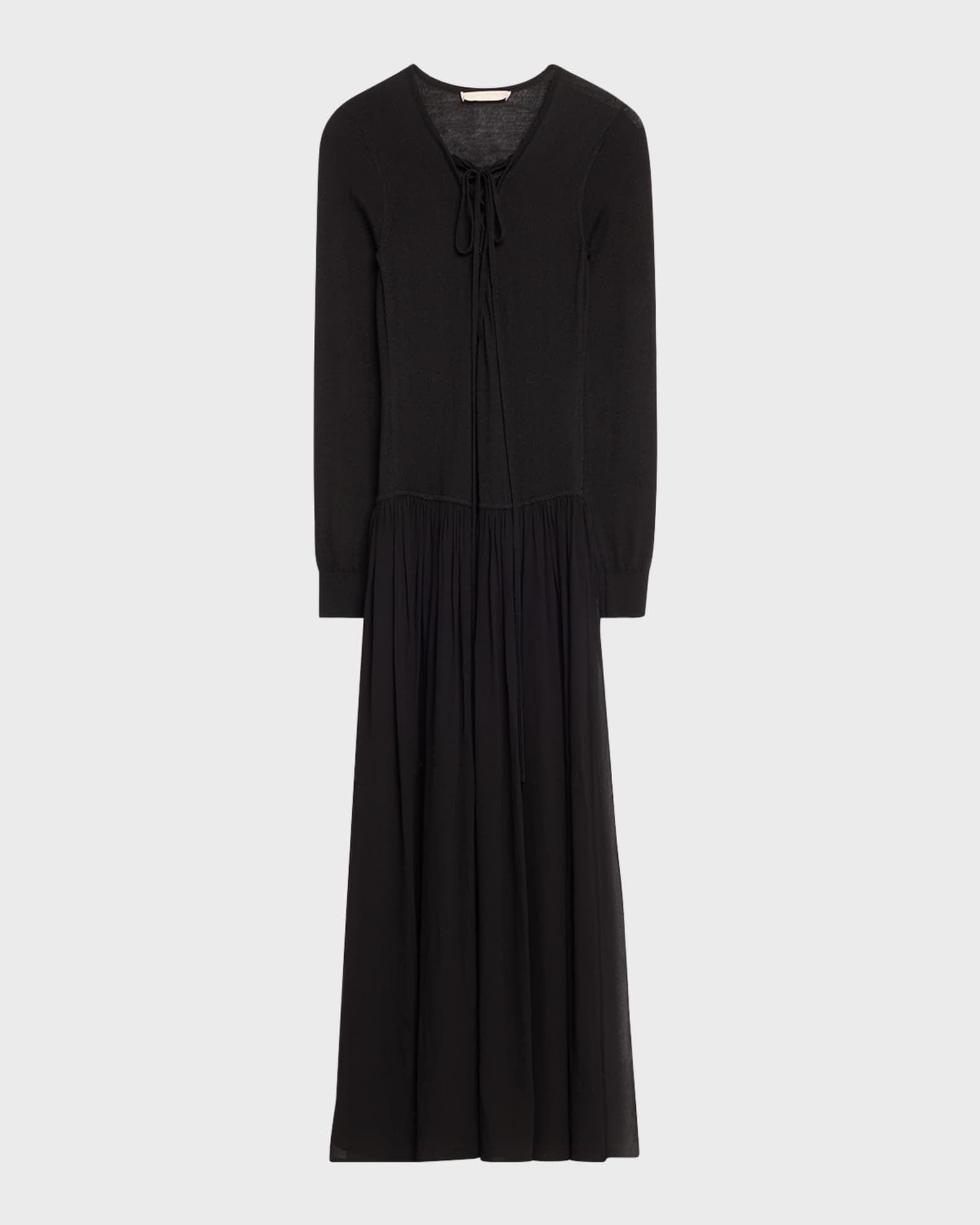 Ulla Johnson Colette Long-Sleeve Drop Waist Dress | Neiman Marcus