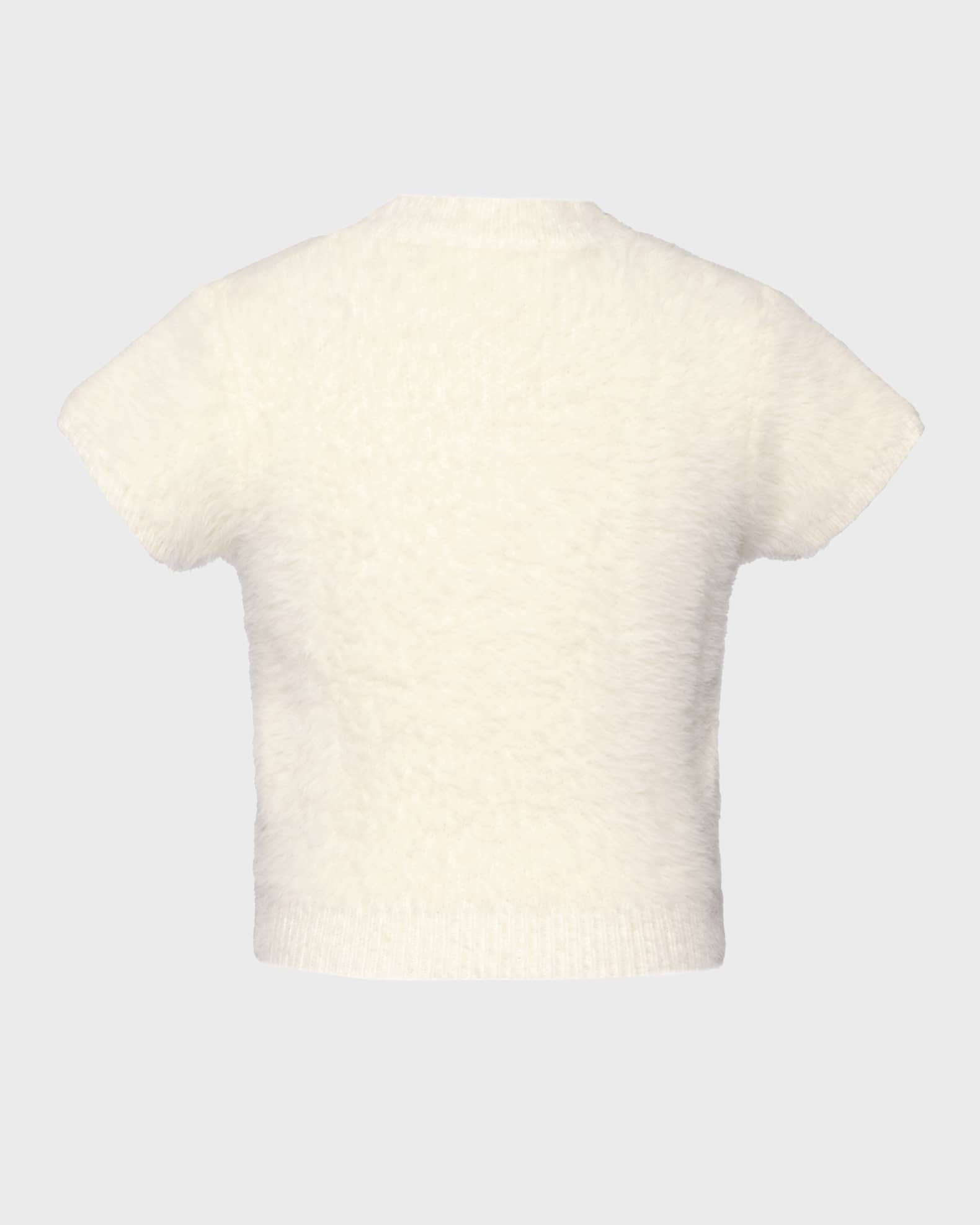 Hannah Banana Girl's Heart-Print Fuzzy Top, Size 4-14 | Neiman Marcus