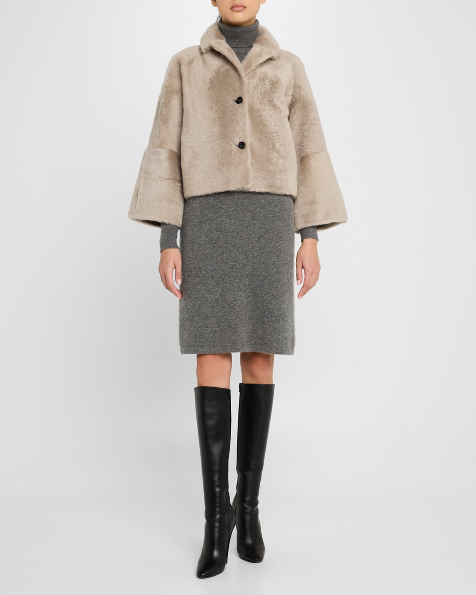 UTZON Jace Shearling Jacket | Neiman Marcus