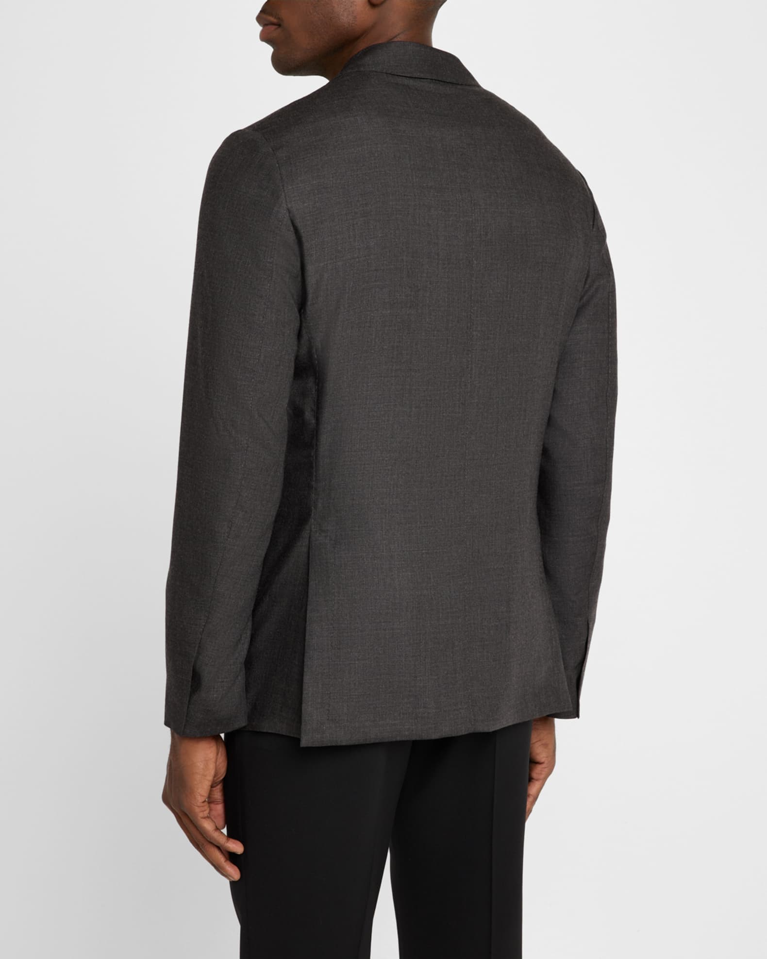 Colombo Men's Worsted Cashmere Single-Breasted Sport Coat | Neiman Marcus