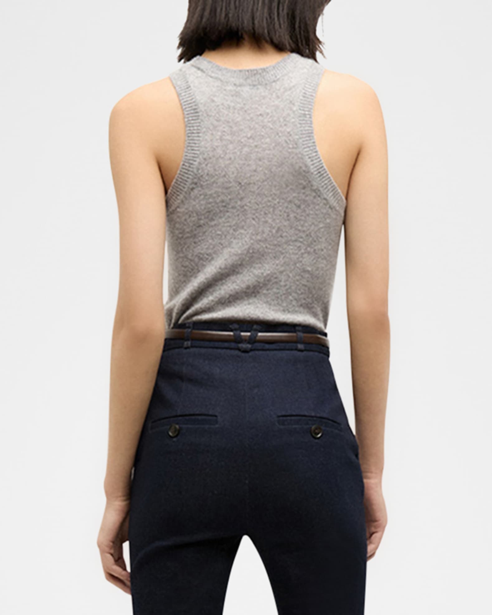 Veronica Beard Jerrel Cashmere Tank Top | Neiman Marcus