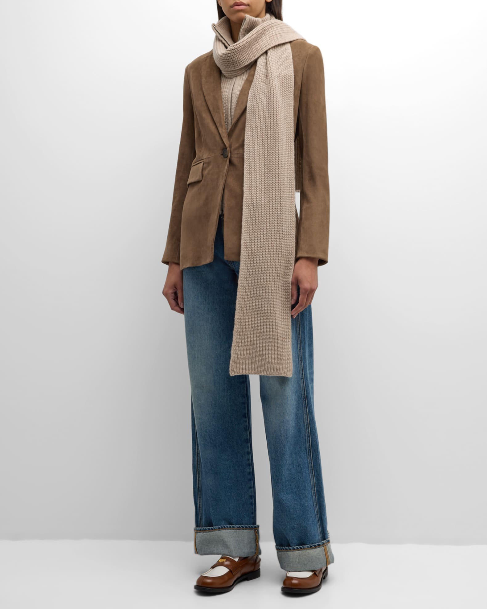 Veronica Beard Dorsey Scarf Dickey | Neiman Marcus