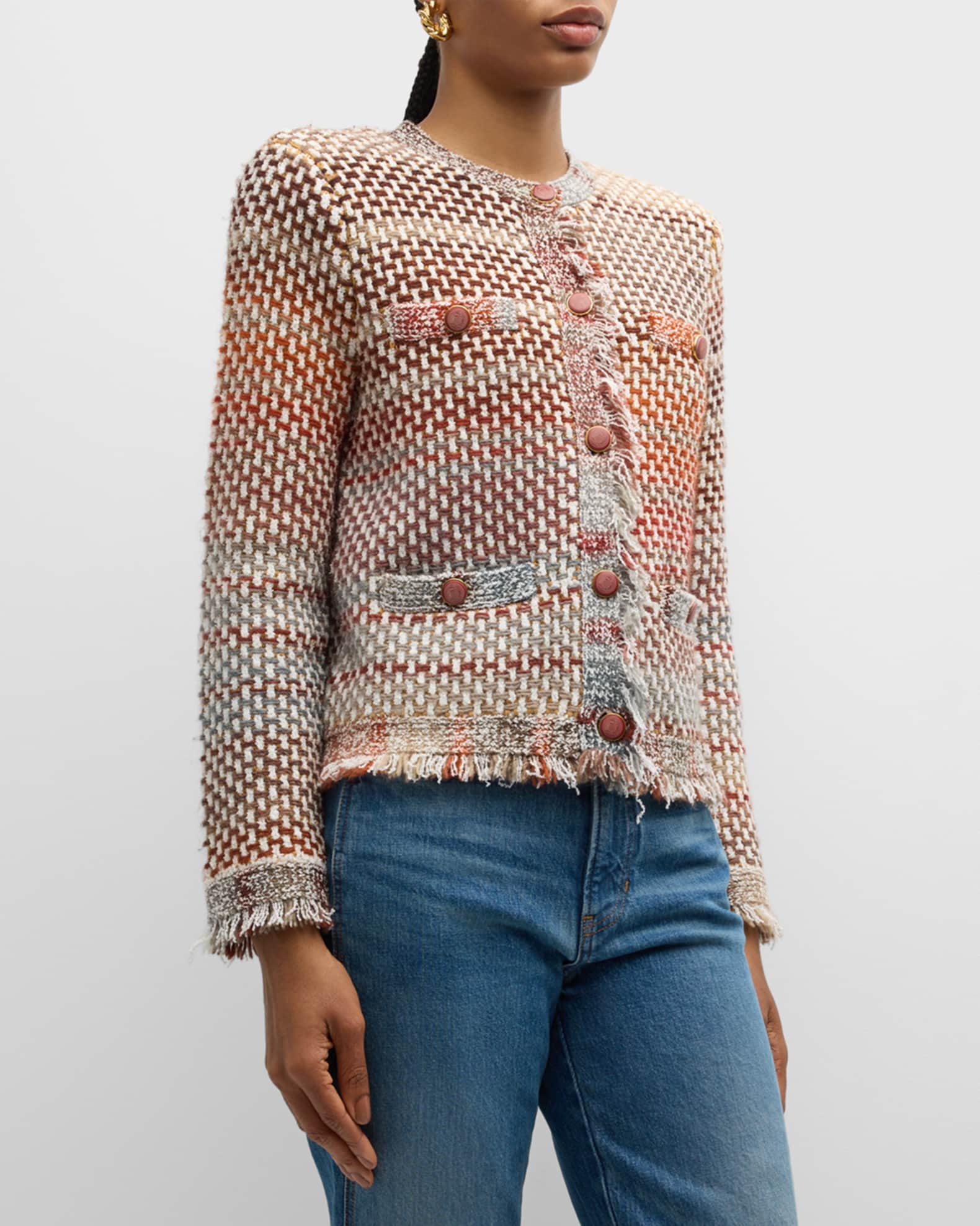 Veronica Beard Sariyah Knit Jacket | Neiman Marcus