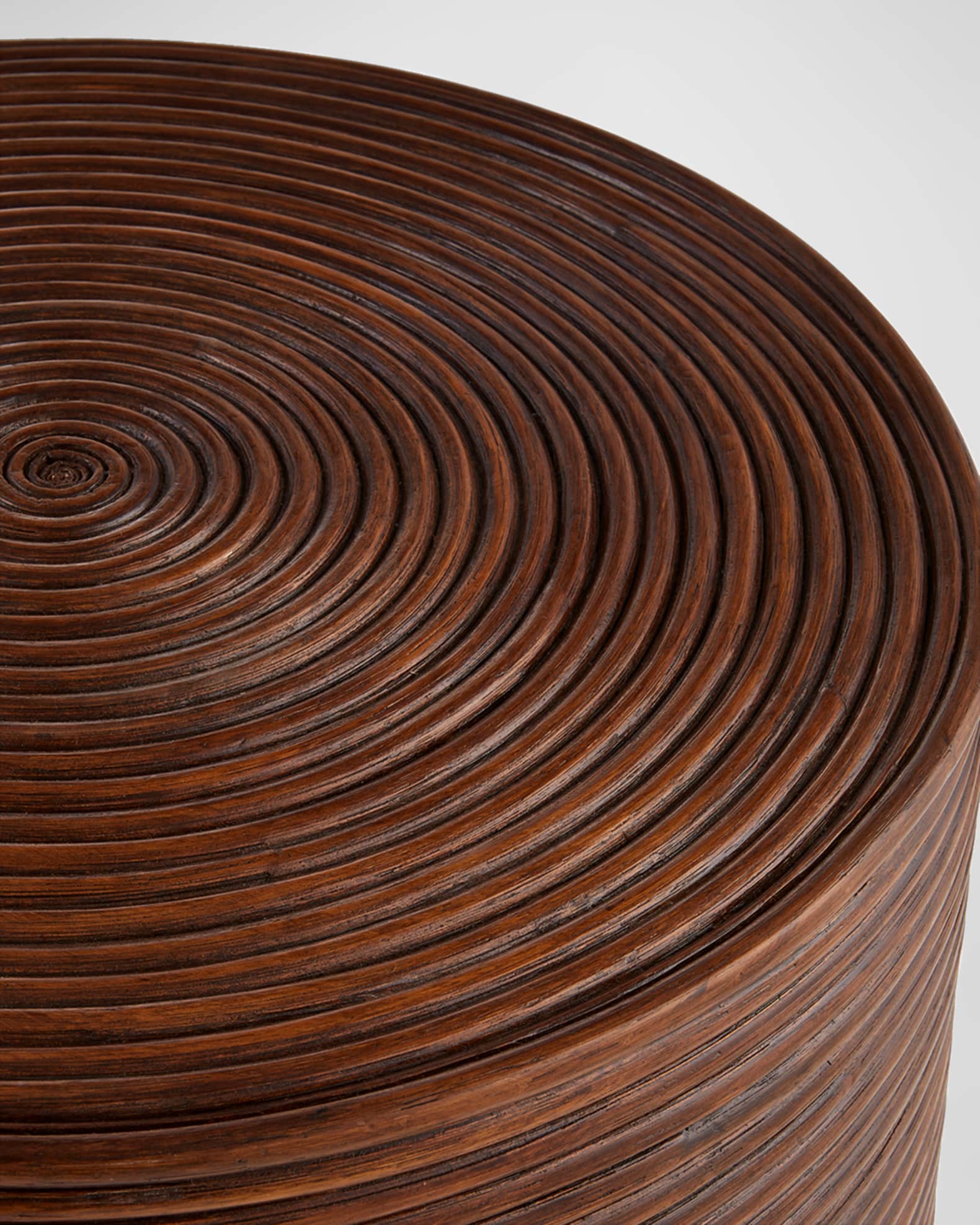 Piper Rattan Side Table | Neiman Marcus