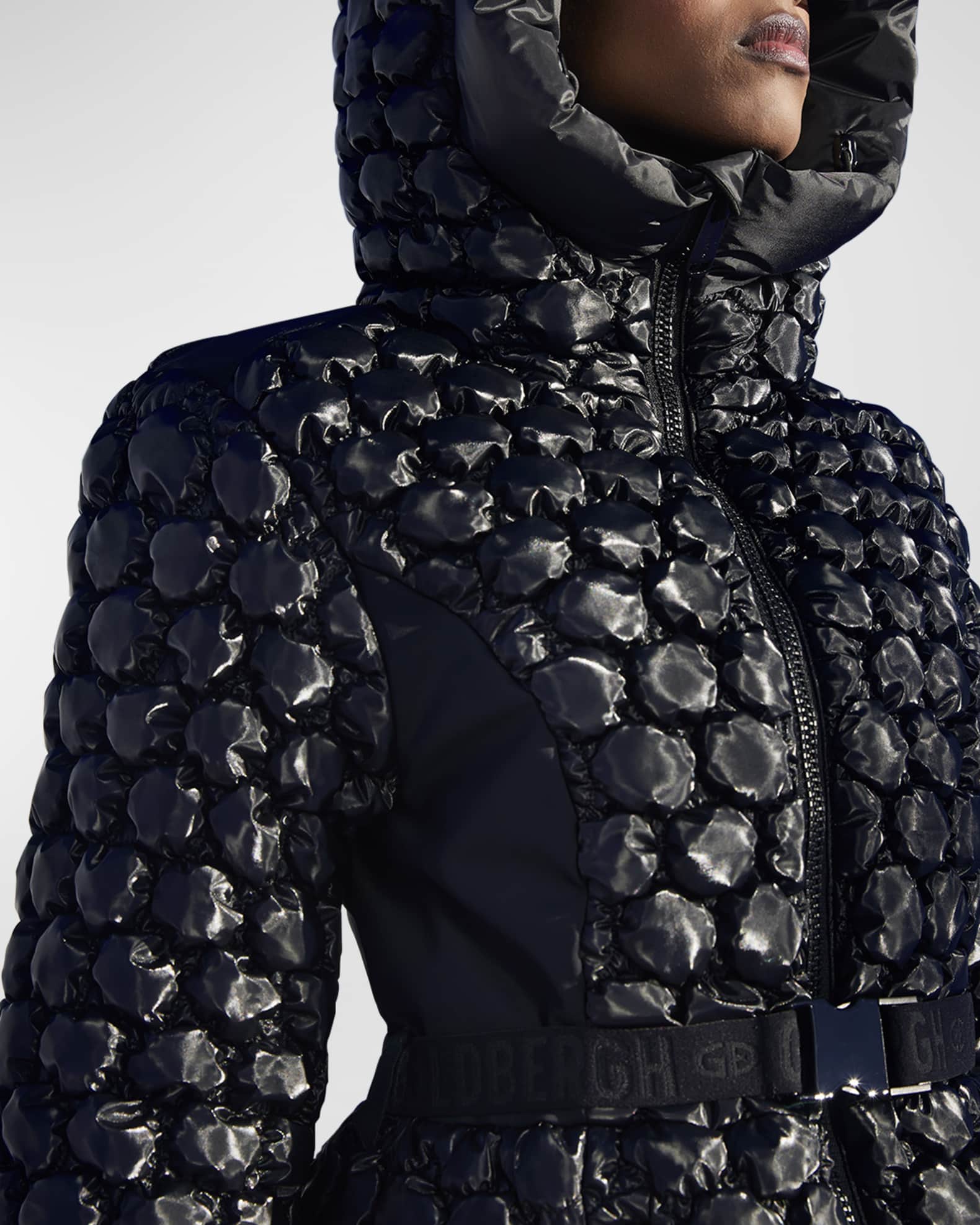 Goldbergh Monique Odor-Resistant Hooded Ski Puffer Jacket | Neiman Marcus