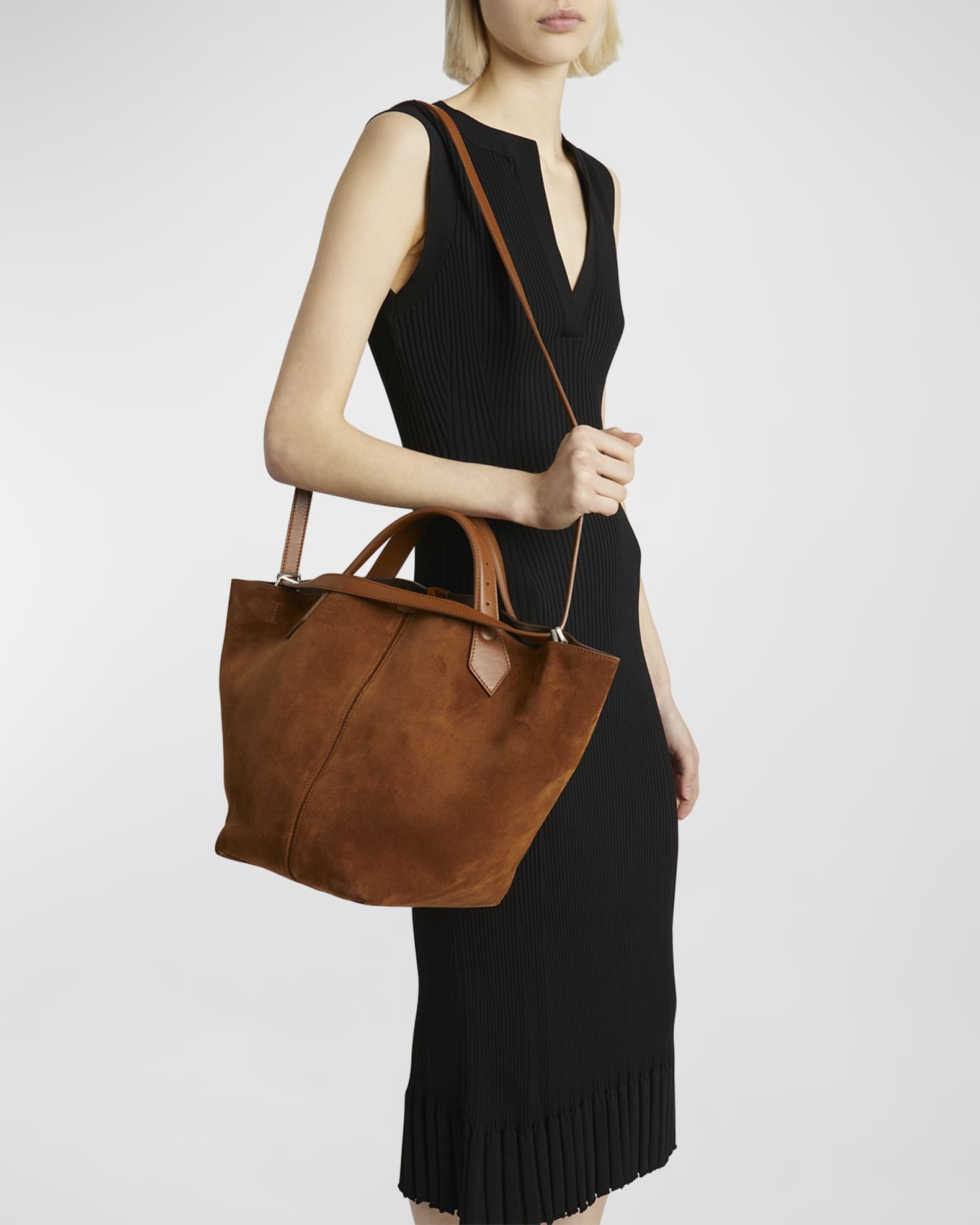 Proenza Schouler Chelsea Large Suede Tote Bag | Neiman Marcus