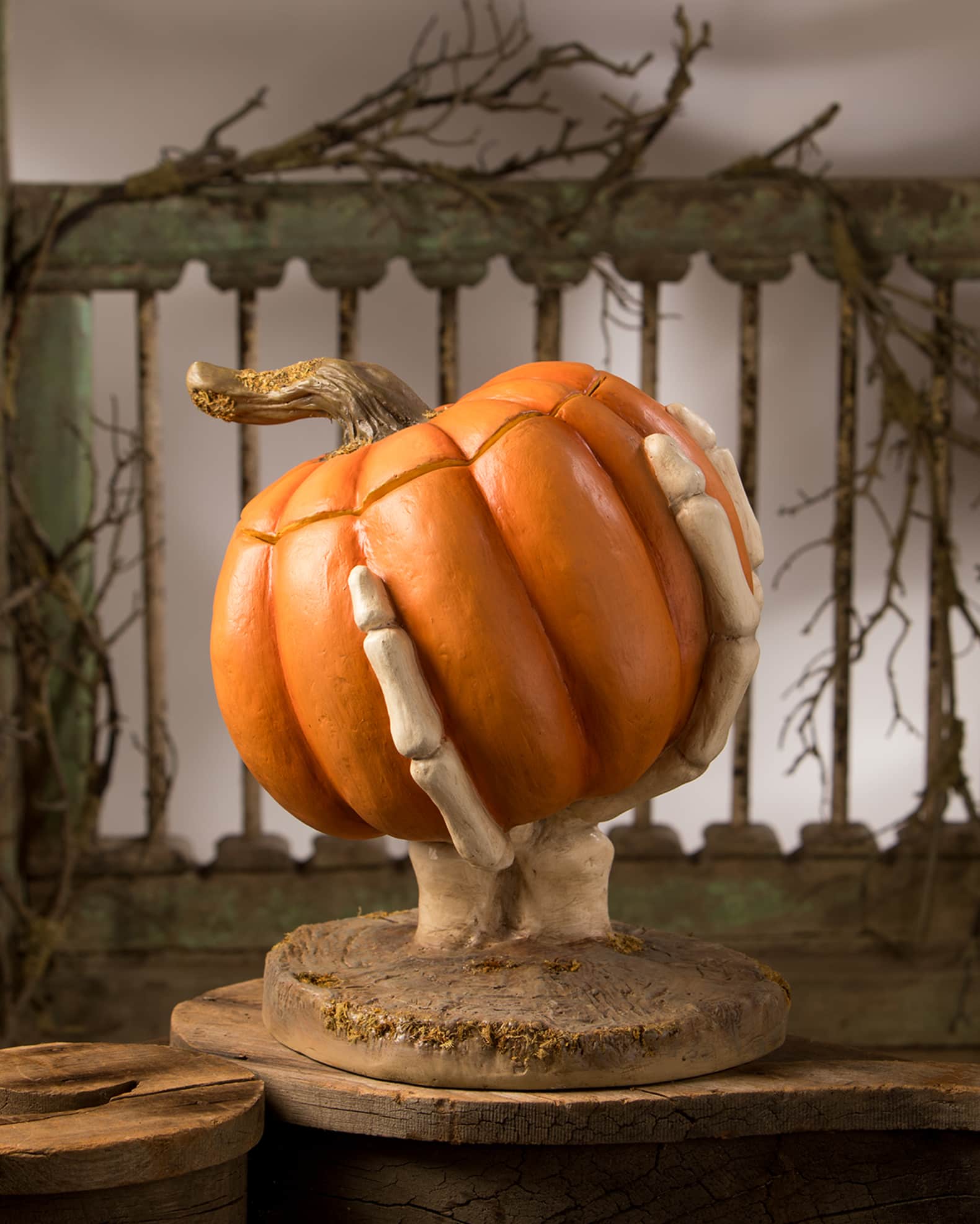 Bethany Lowe Ut-Oh Gotcha Pumpkin | Neiman Marcus